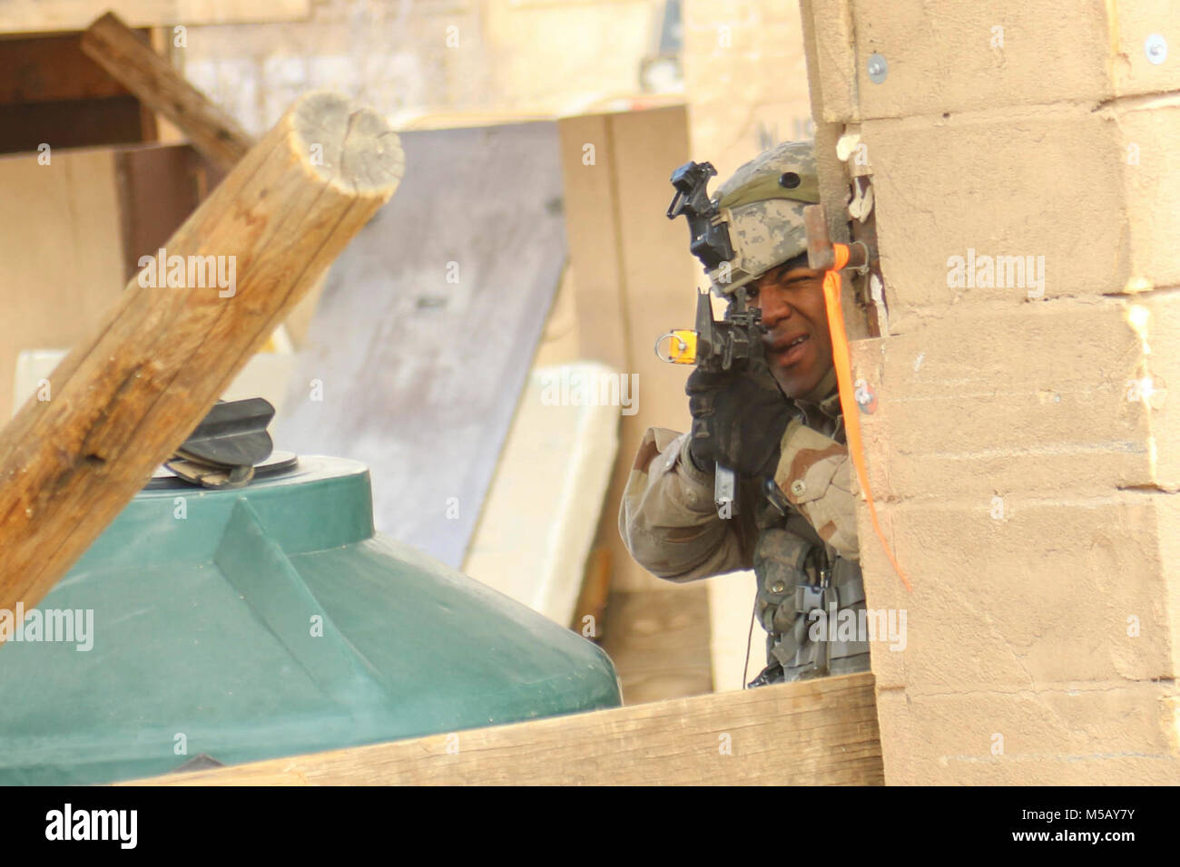 FORT IRWIN, en Californie - Le cavalier du 11e Régiment de cavalerie ...