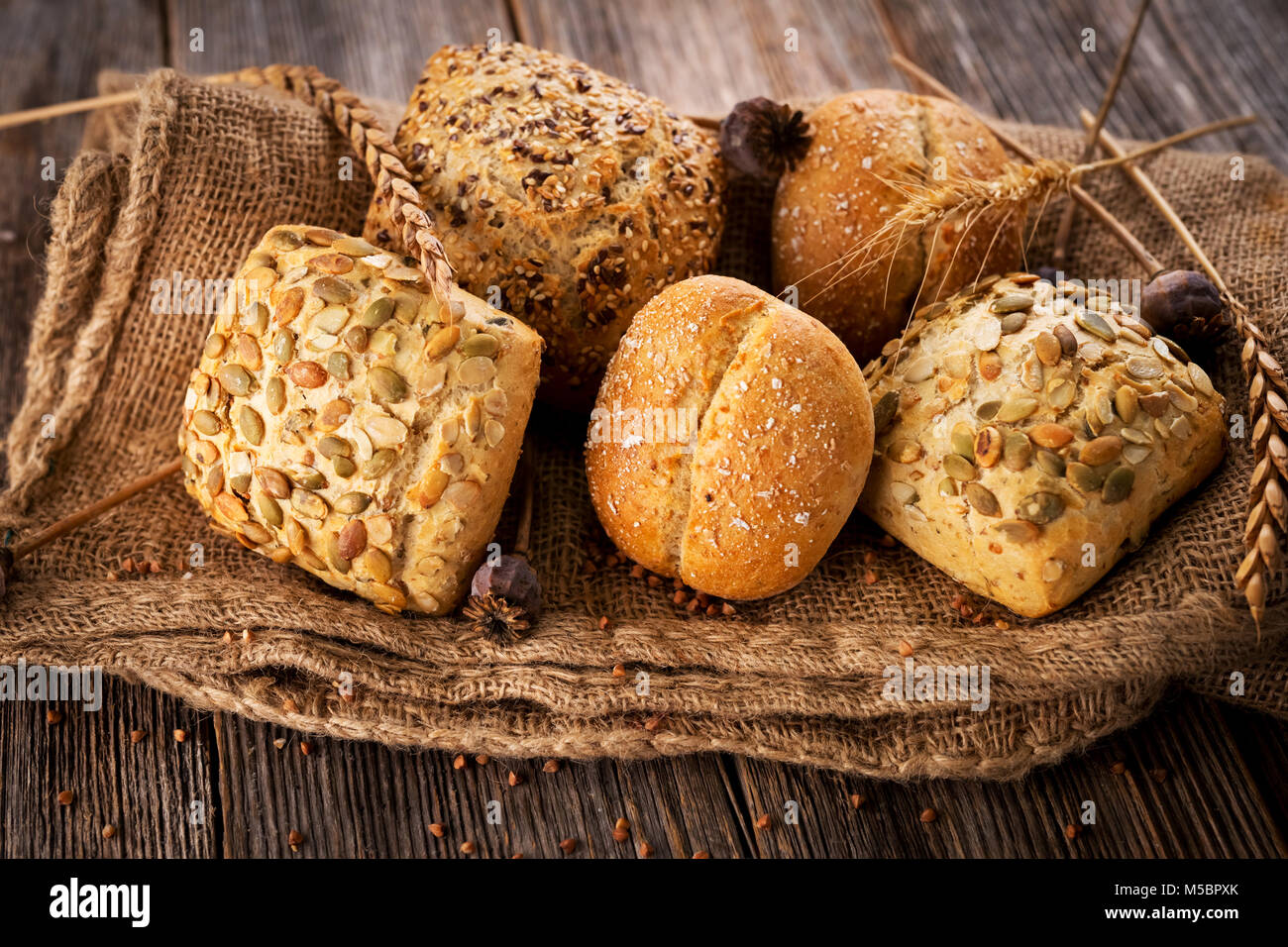 Différents types de pain Photo Stock - Alamy