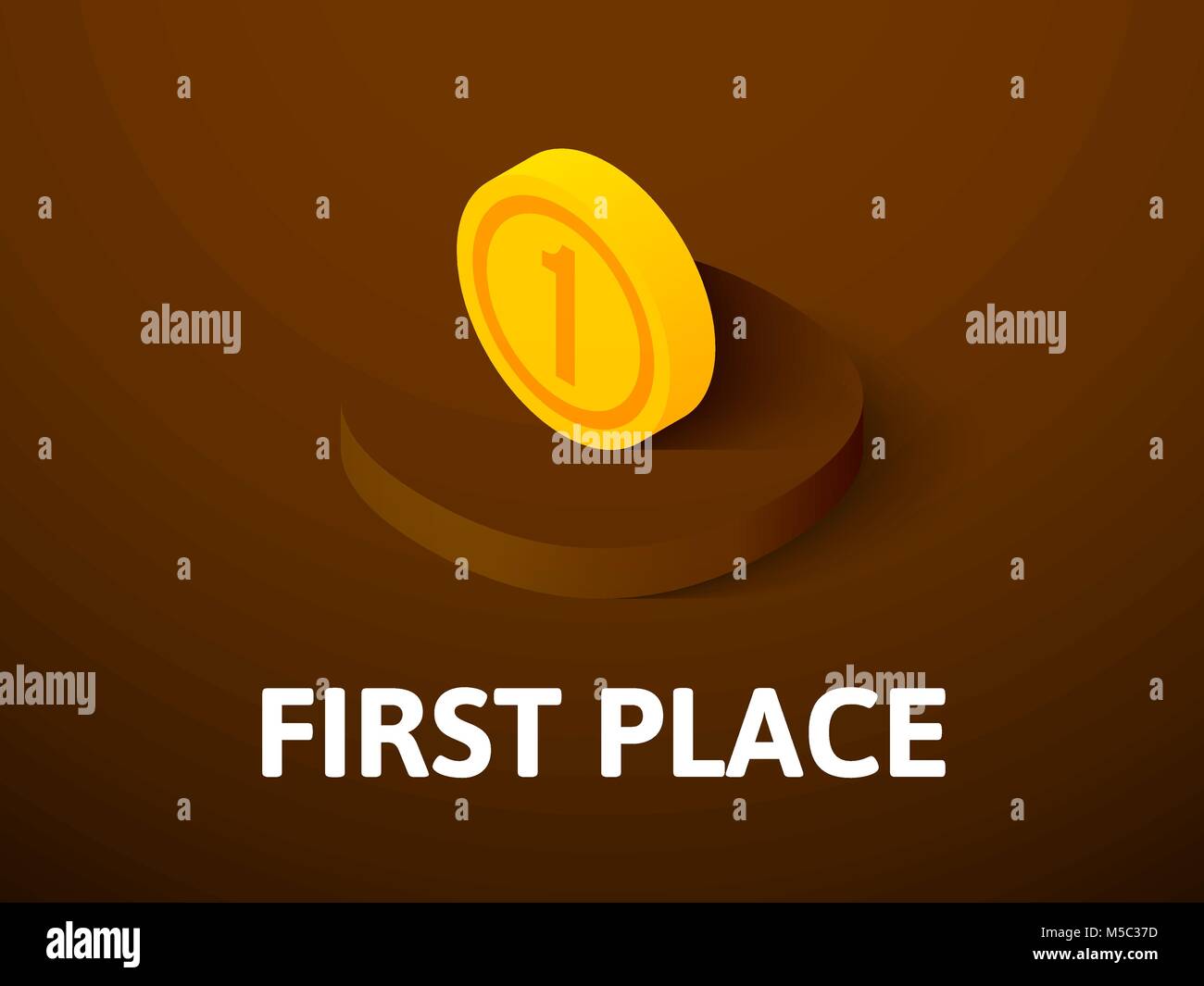 1st place ribbon Banque d'images vectorielles - Alamy