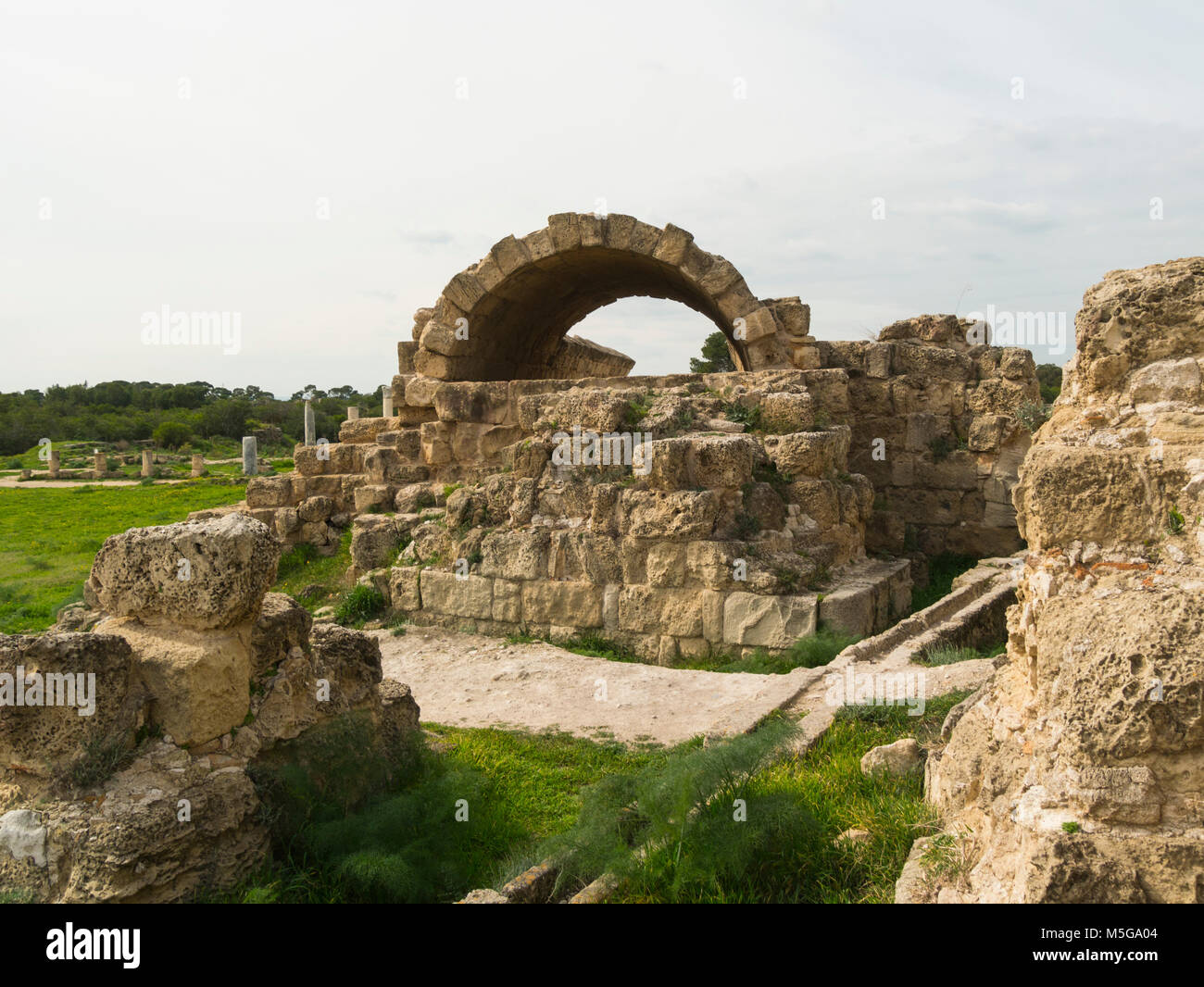 Ancienne Ville De Salamis Famagusta, Chypre Banque d'image et photos ...