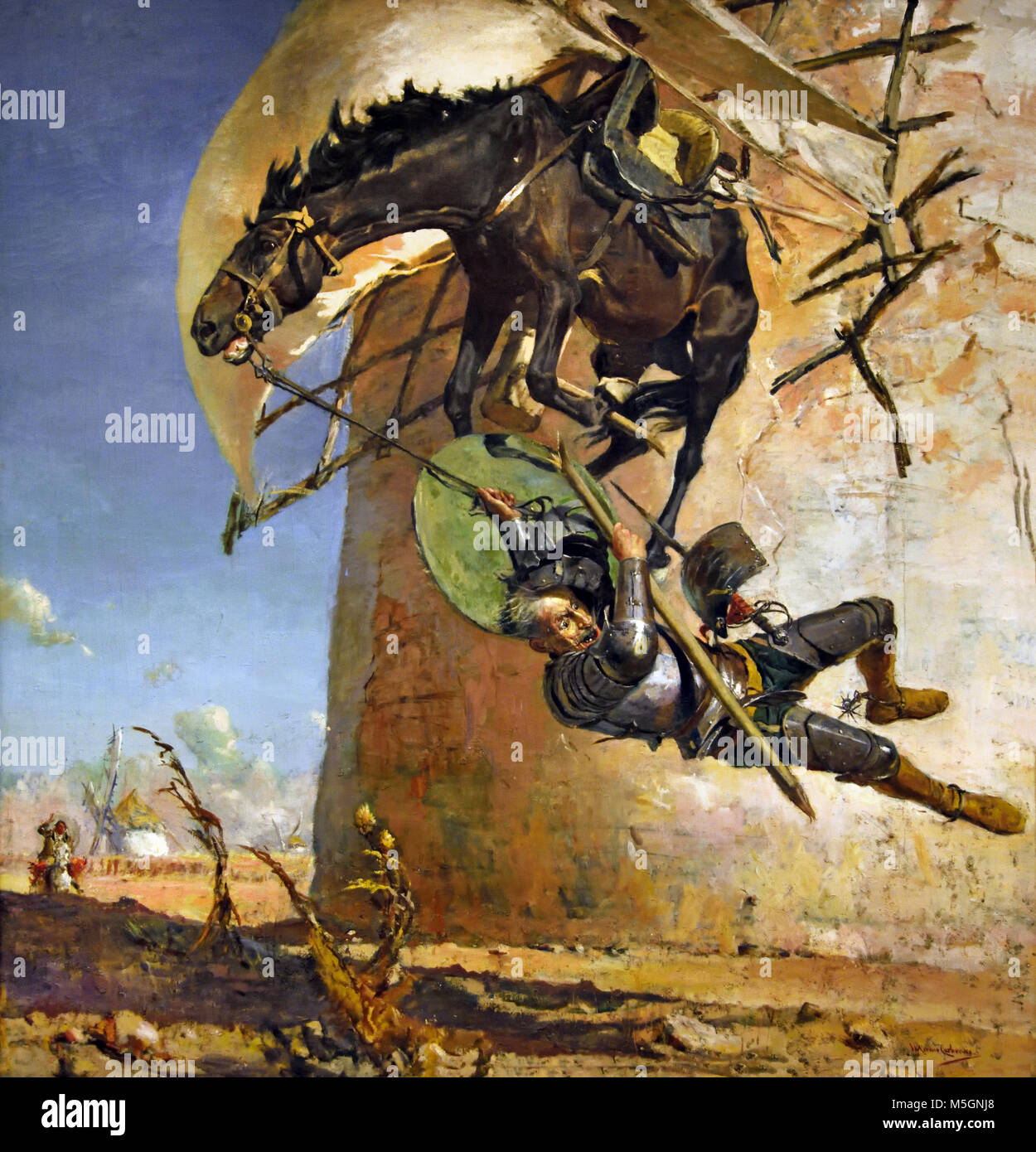 Don Quijote y los Molinos - Don Quichotte et les moulins par Jose ...