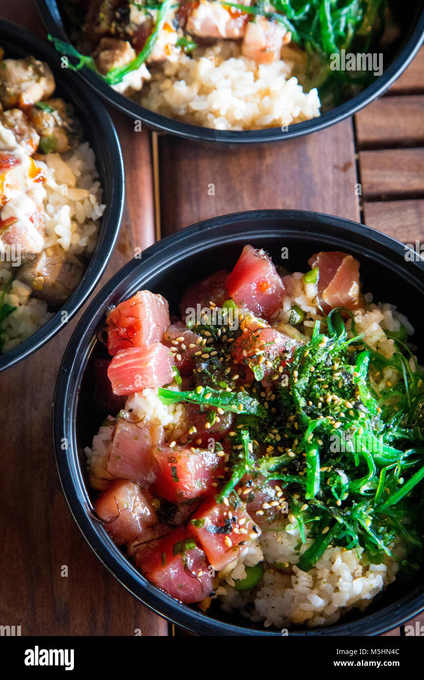 Sam Choy, Poke, camion alimentaire, Hukilau marché. Centre Culturel ...