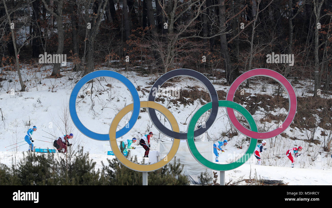 Jeux olympiques d’hiver ski de fond Banque de photographies et d’images ...