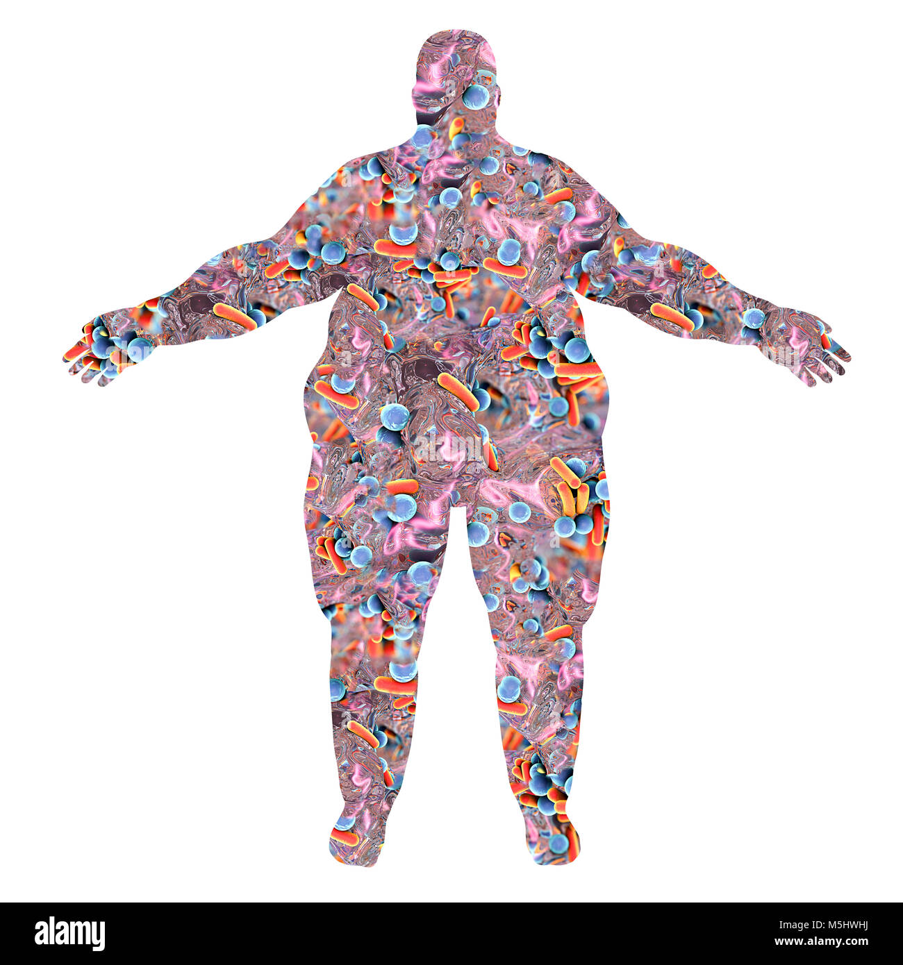 Obese person Banque d'images détourées - Alamy
