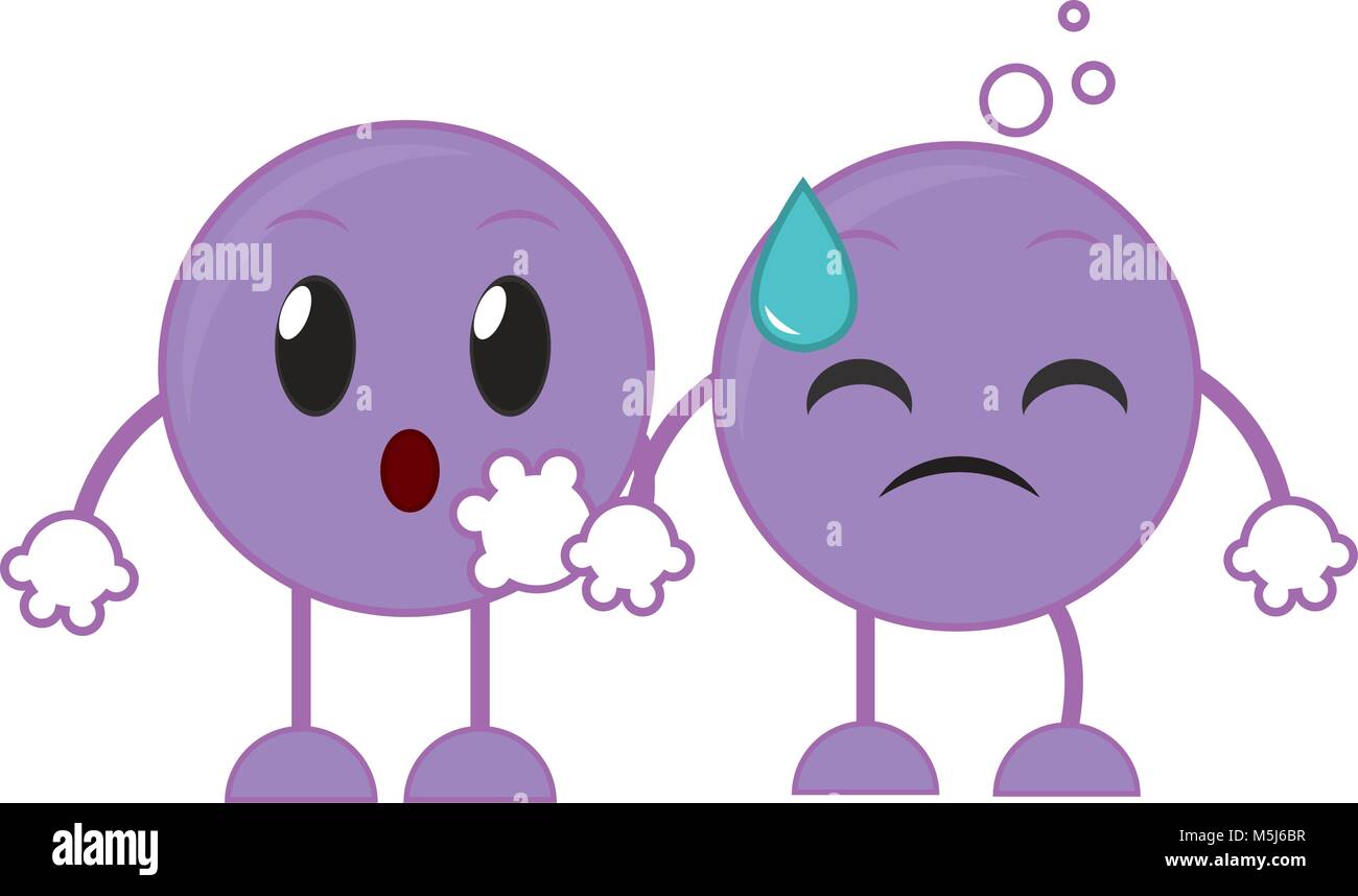 Transpiration emoji Banque d'images vectorielles - Alamy