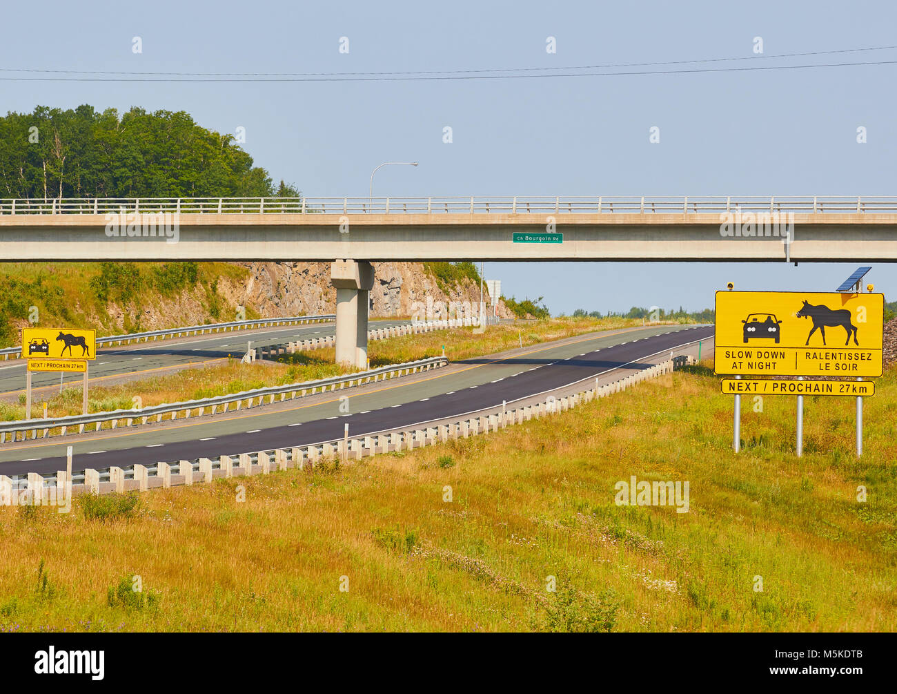 Panneau de signalisation du québec Banque de photographies et d’images ...