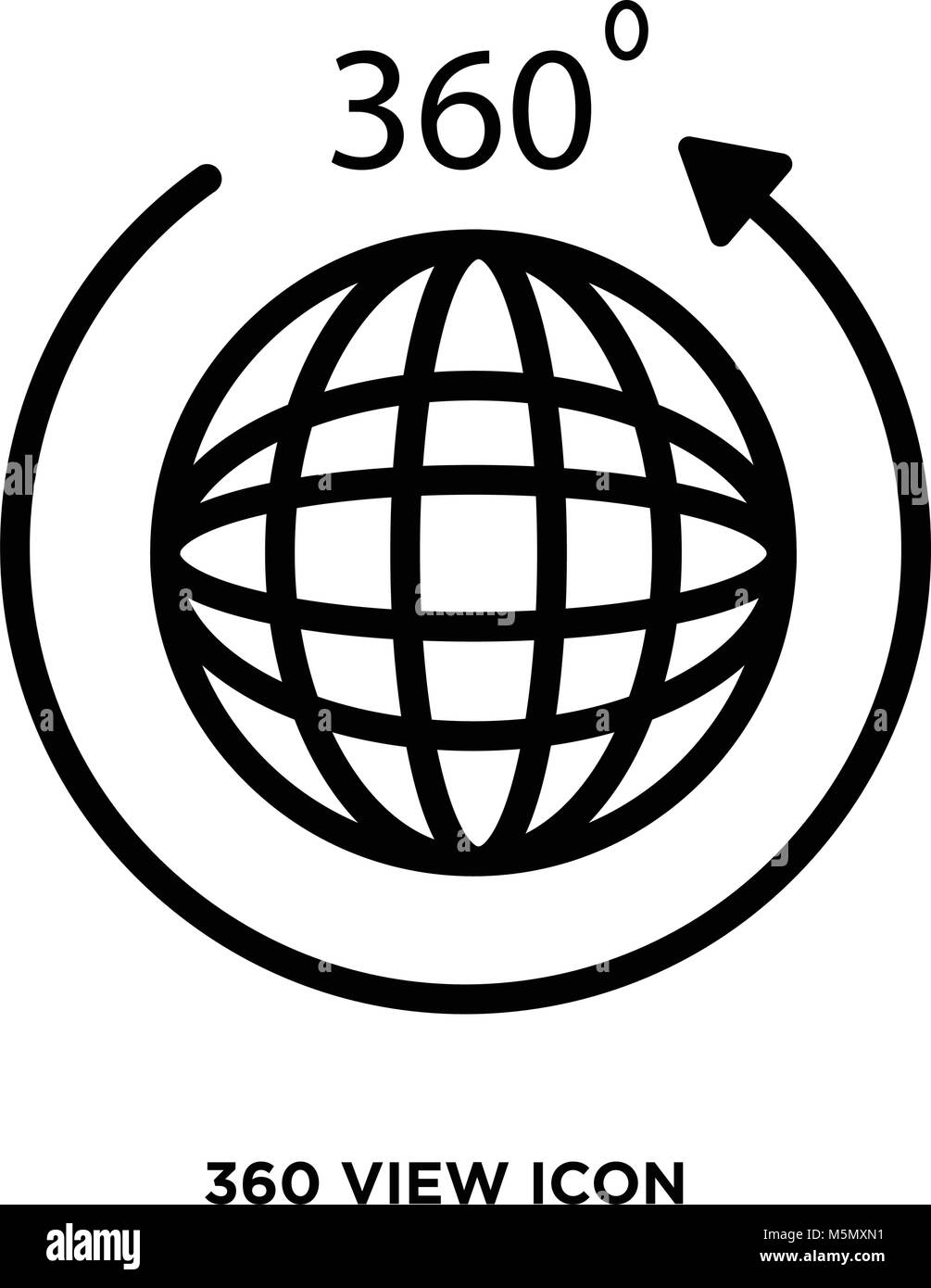 Vue 360 Banque d'images vectorielles - Alamy