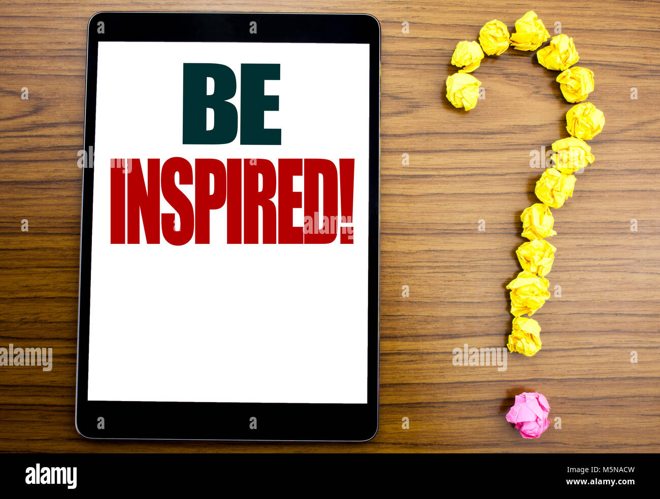 Parole, l'écriture s'inspirer. Concept d'affaires pour l'Inspiration ...