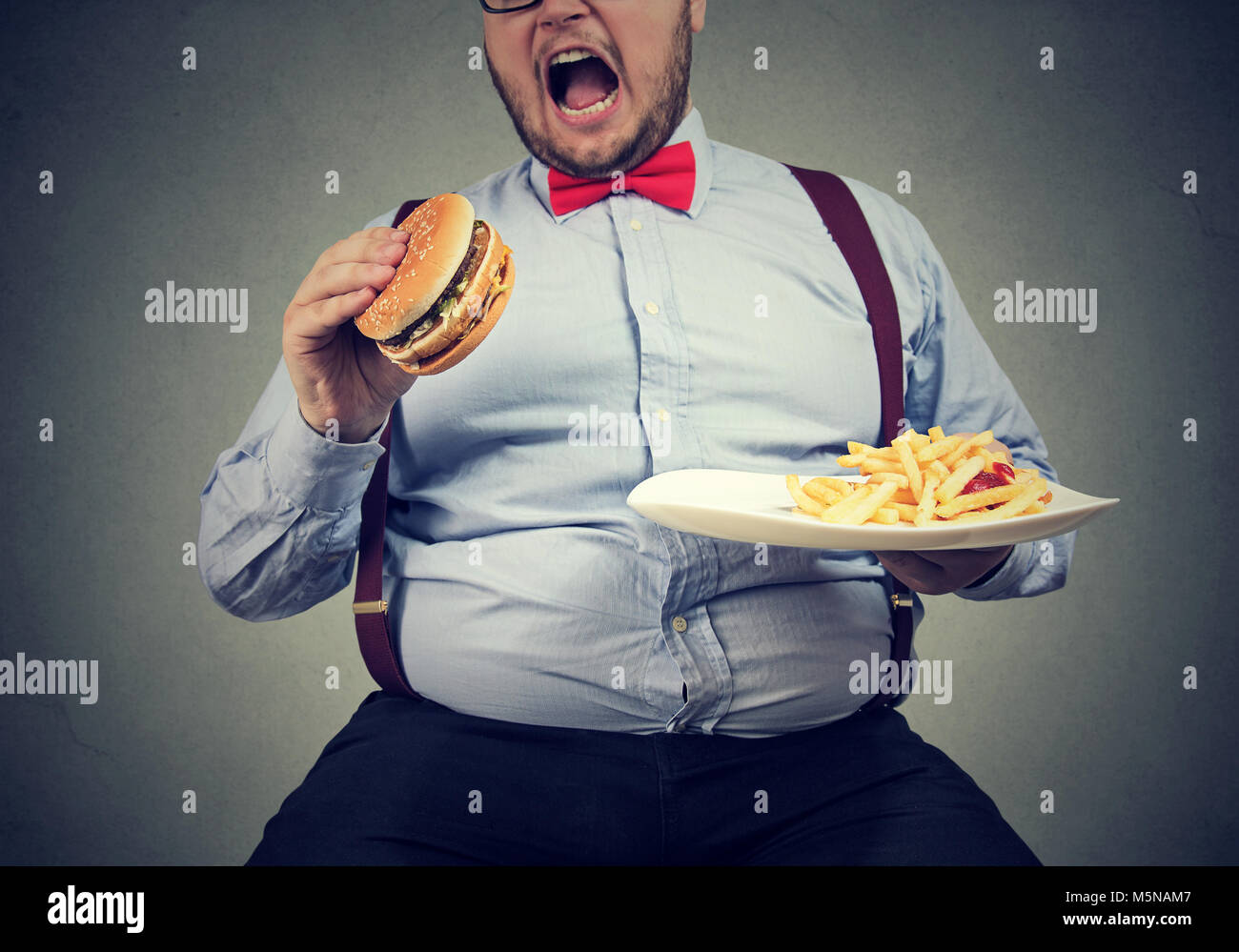 Eat obese fat chubby Banque de photographies et d’images à haute ...