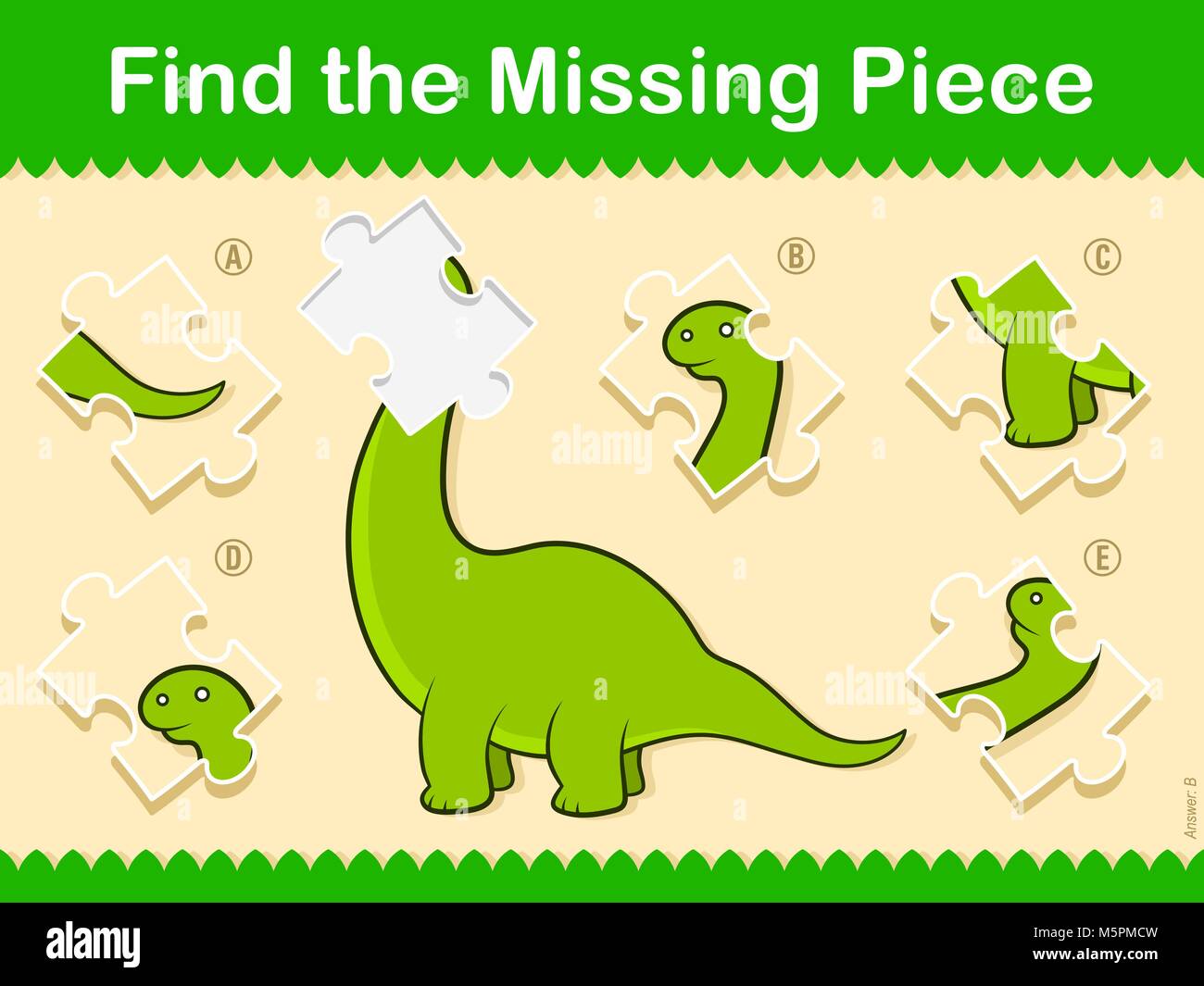 Enfants facile de trouver la pièce manquante Puzzle avec un mignon ... Enfants facile de trouver la pièce manquante Puzzle avec un mignon ...