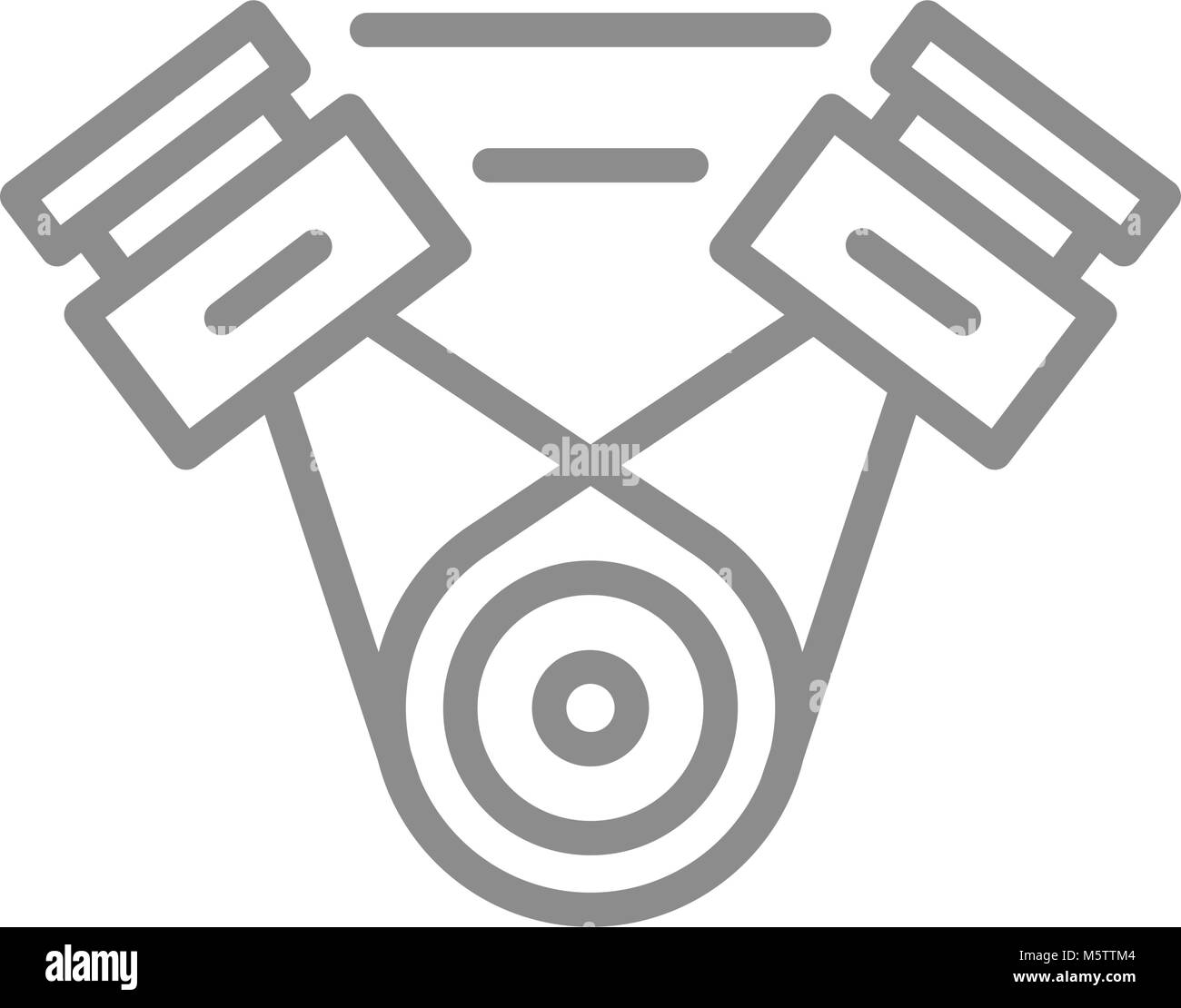 Symbole moteur Banque d'images vectorielles - Alamy