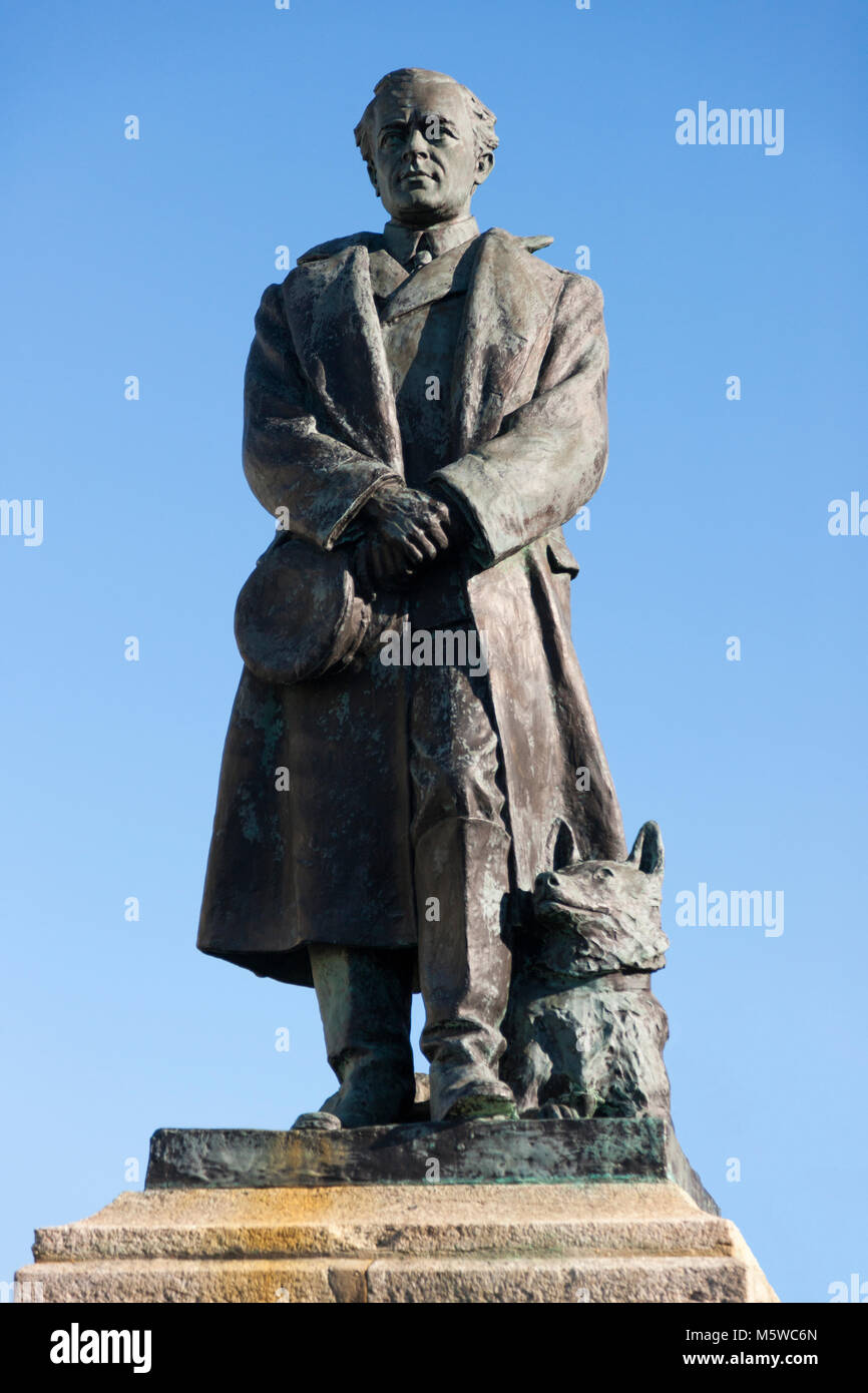 Scott Memorial, de la statue de Robert Falcon Scott, dans la région de ...