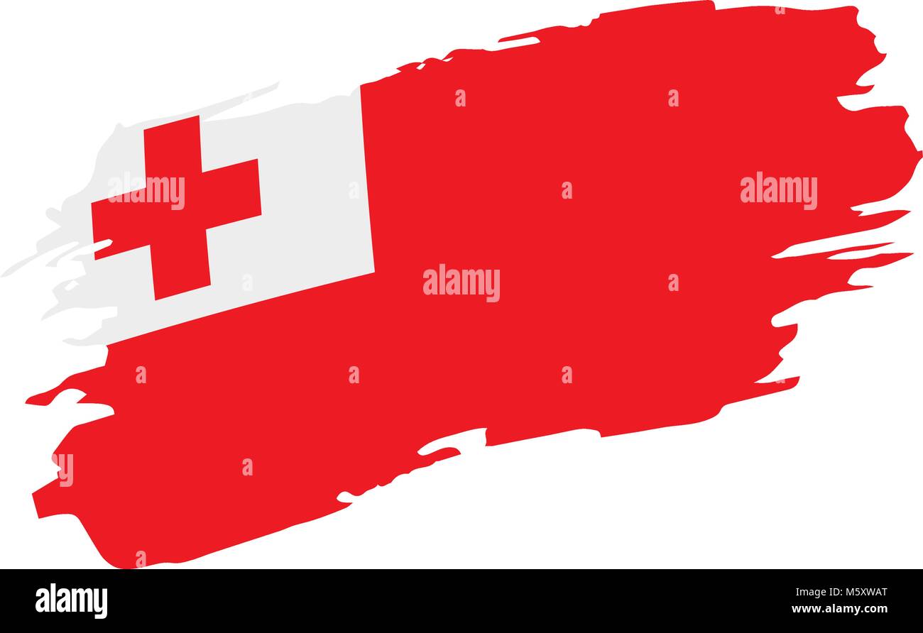 Drapeau Tonga, vector illustration Image Vectorielle Stock - Alamy