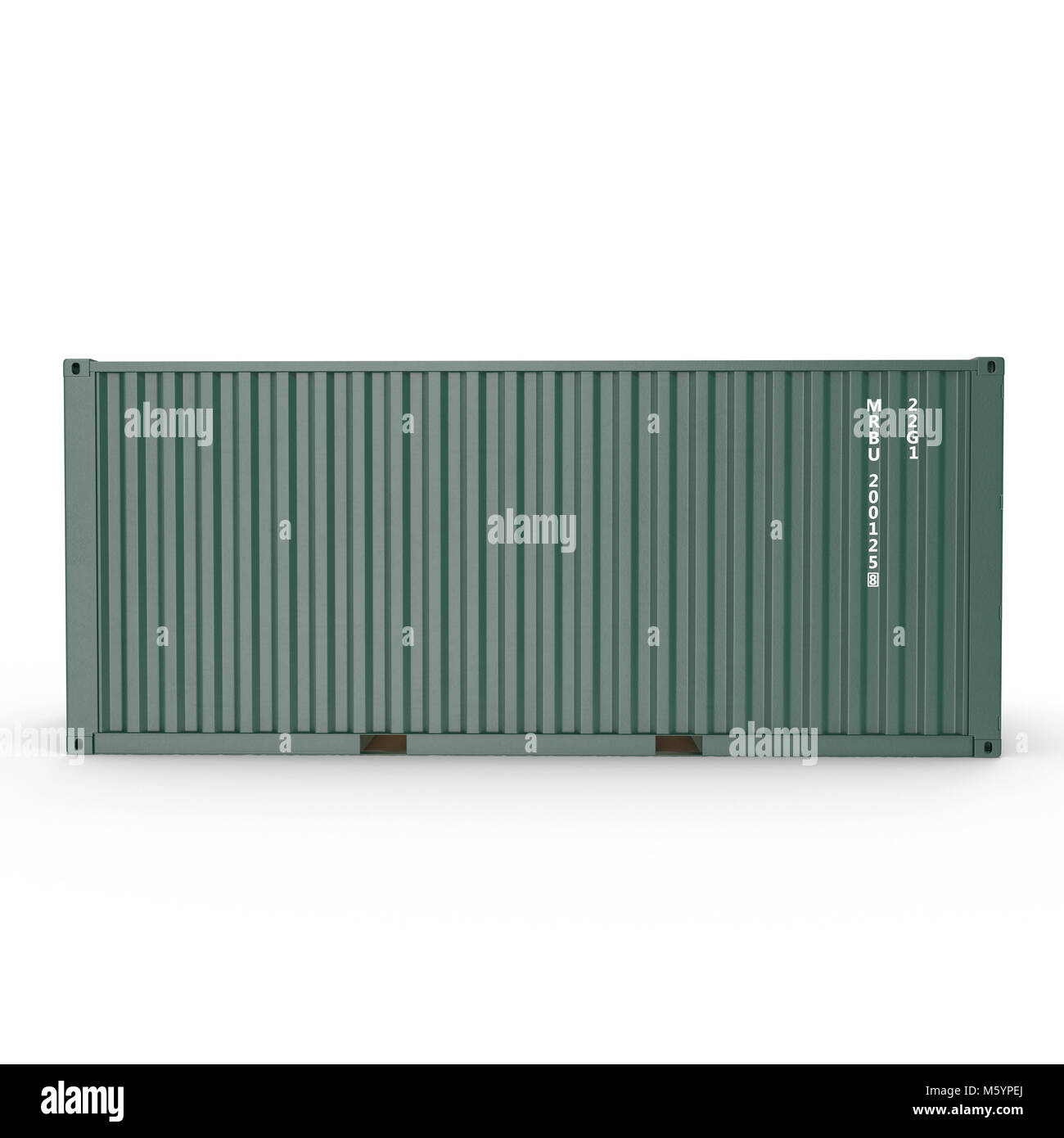 Container ship side view Banque d'images détourées - Alamy