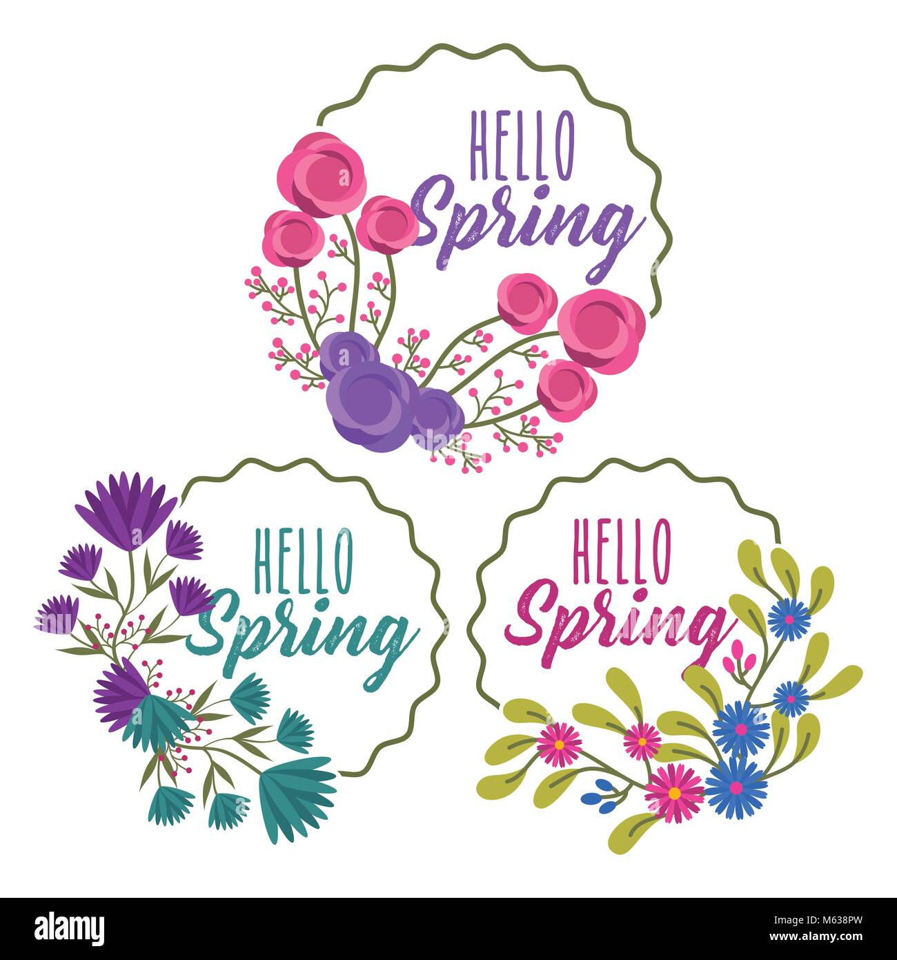 Etiquettes Clipart Of Flowers