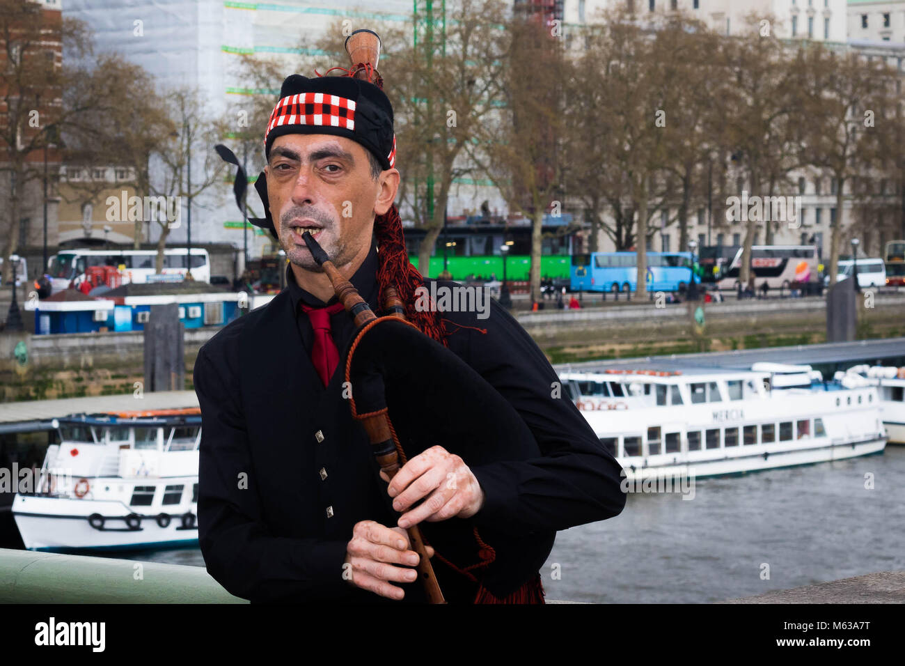 Cornemuse homme kilt Banque de photographies et d’images à haute ...