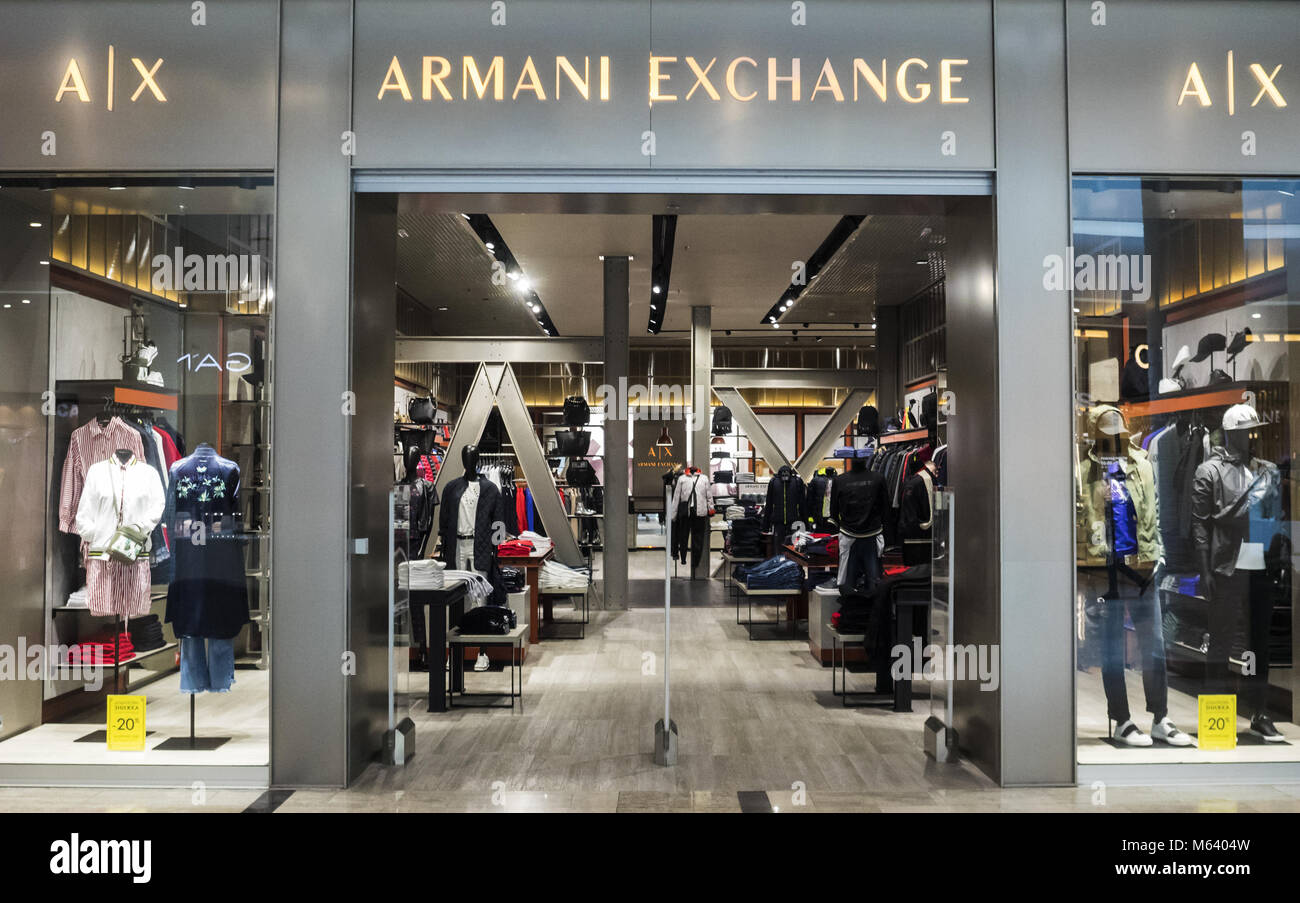 Armani exchange shop store