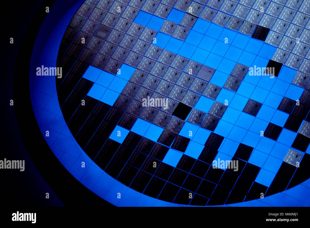 Des années 1990 a vu des puces de silicium en dés - ki9384 KAR001 HARS ...