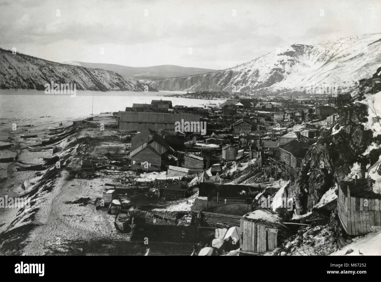 Klondike City, Yukon, Canada 1890 Photo Stock - Alamy