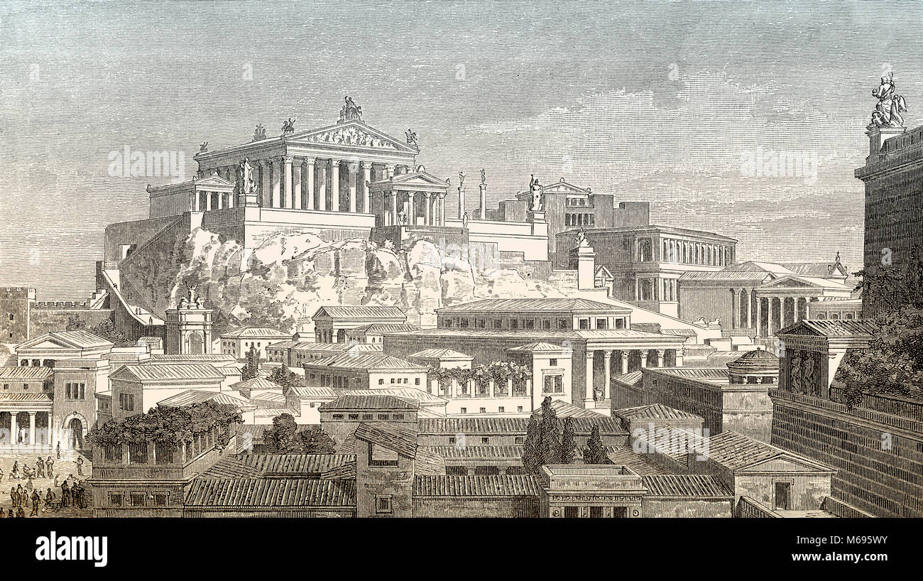 Plan Du Capitole Rome Antique Population Visite De La Place Du