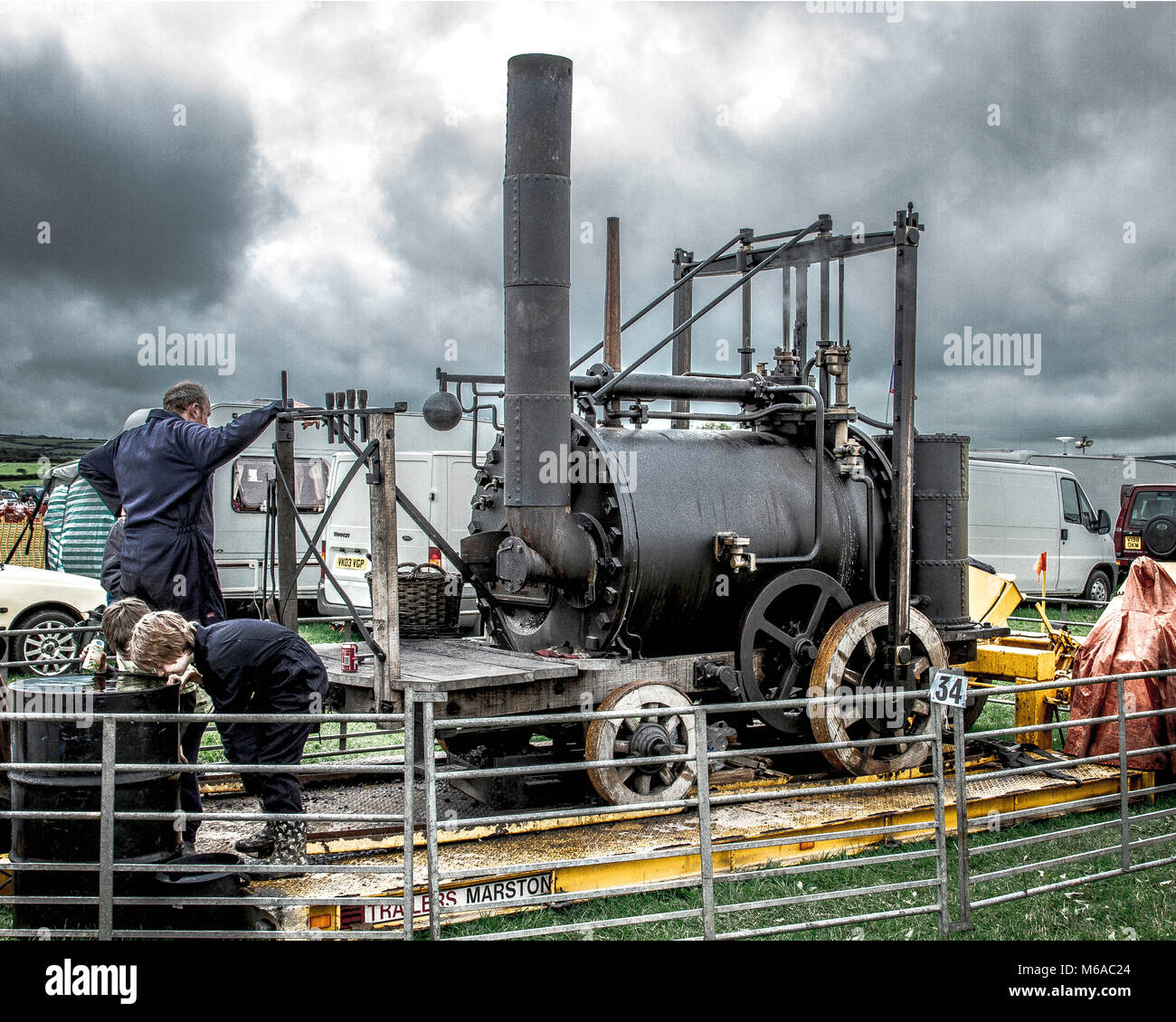 Richard trevithick steam locomotive Banque de photographies et d’images ...