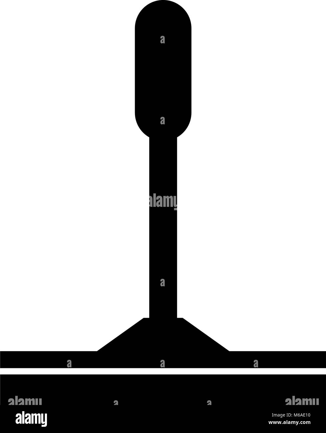 Raclette de pare brise Banque d'images noir et blanc - Alamy