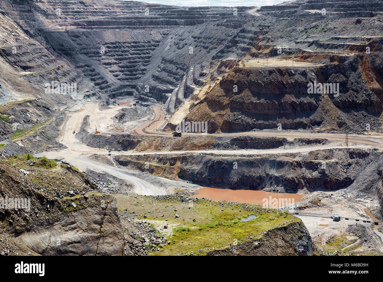 Mine ArcelorMittal, Mont Wright (Mont Wright), Fermont (Québec), Canada ...