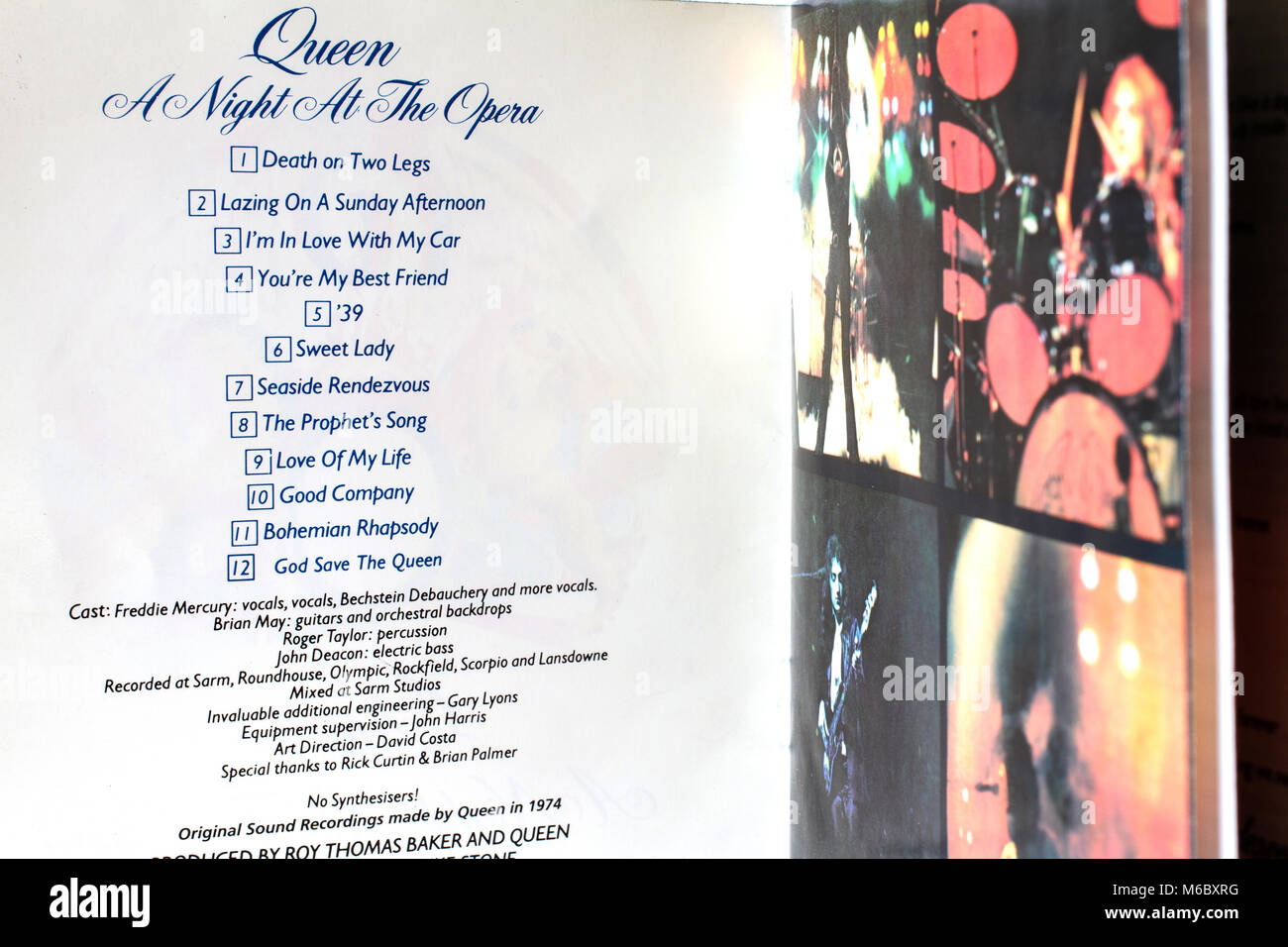 Queen album Banque de photographies et d’images à haute résolution - Alamy