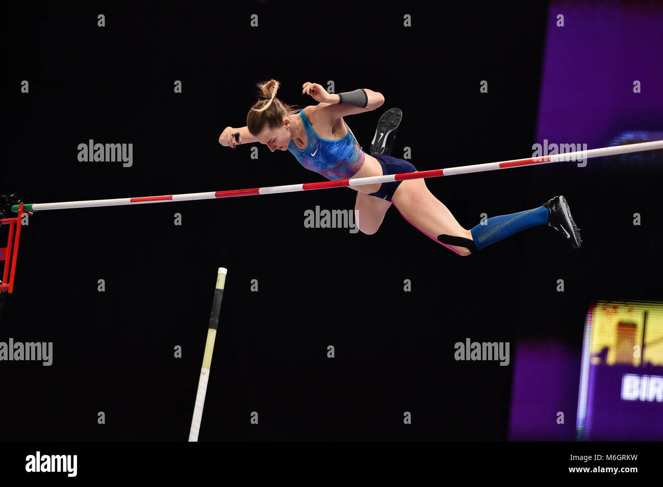 Finale du saut en hauteur féminin Banque de photographies et d’images à ...