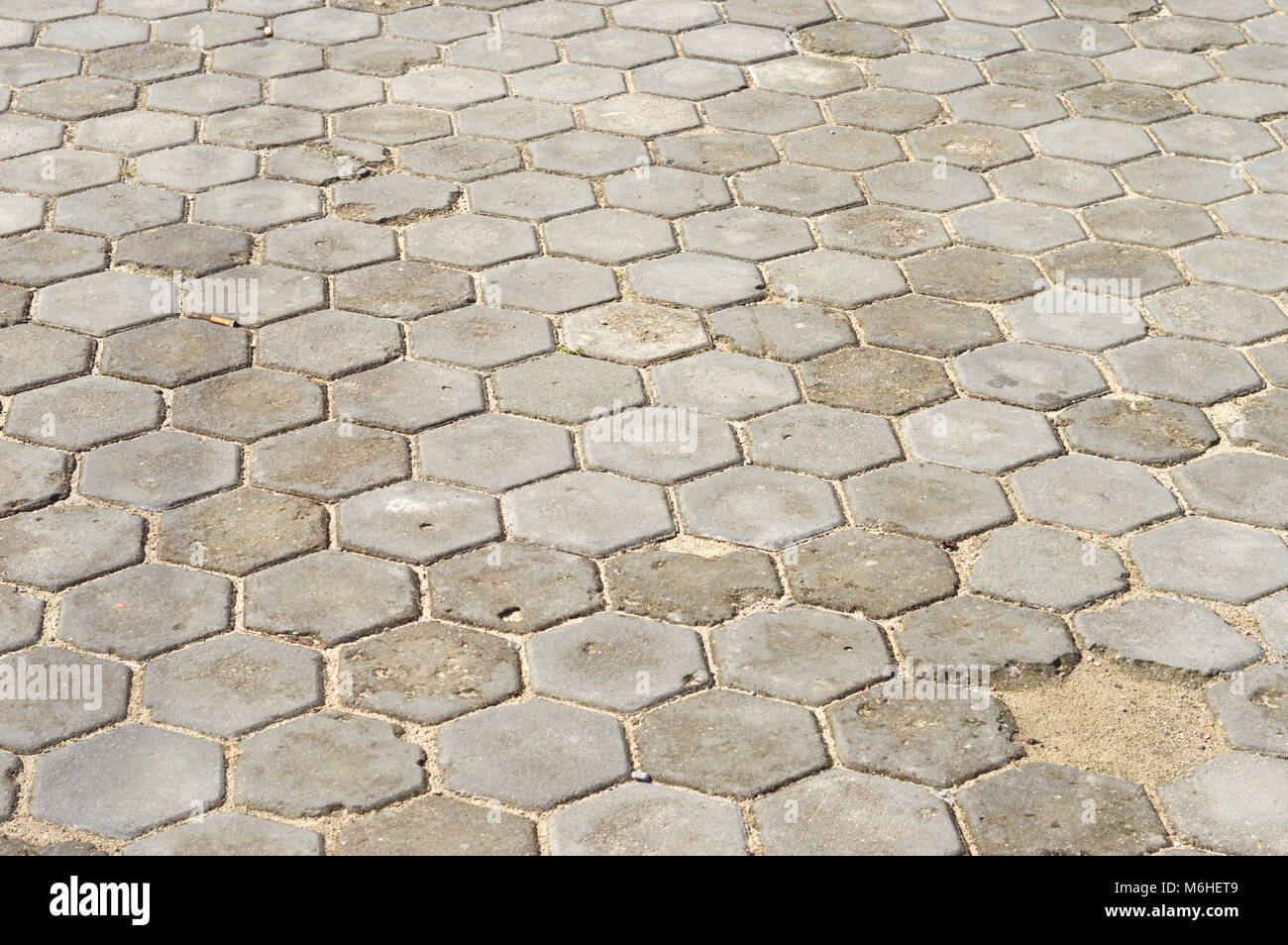 Brick octagonal walkway pavement texture Banque de photographies et d ...