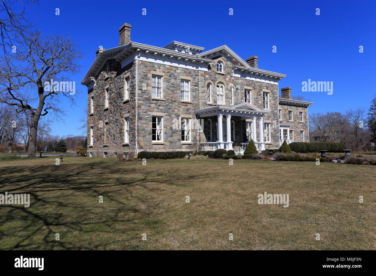 Jacques foyer Hall mansion Orient Long Island New York Photo Stock - Alamy