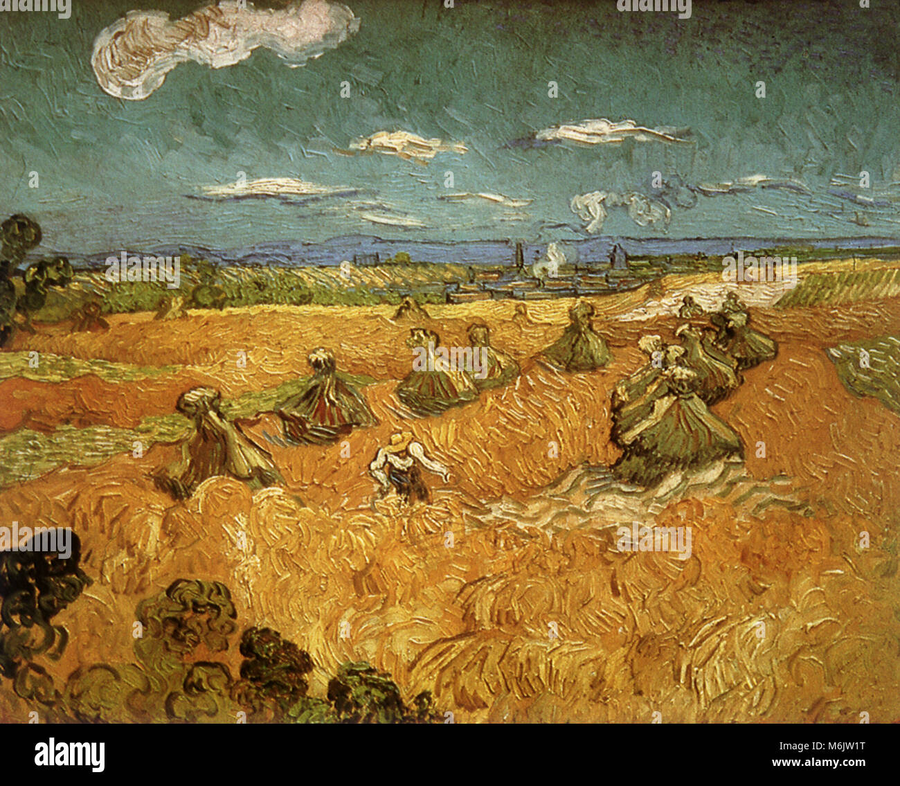 Le moissonneur van gogh Banque de photographies et d’images à haute ...
