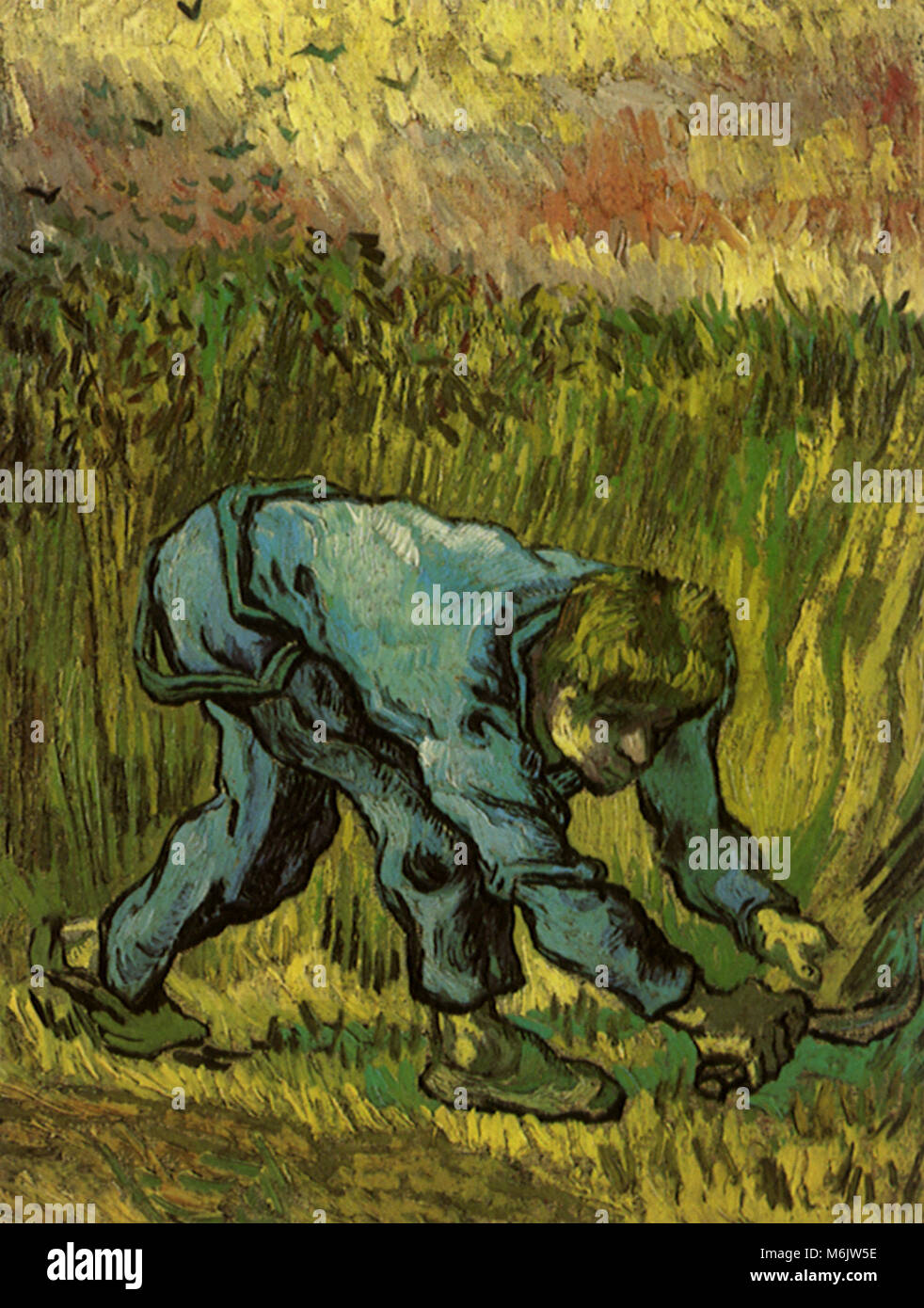 Le moissonneur van gogh Banque de photographies et d’images à haute ...