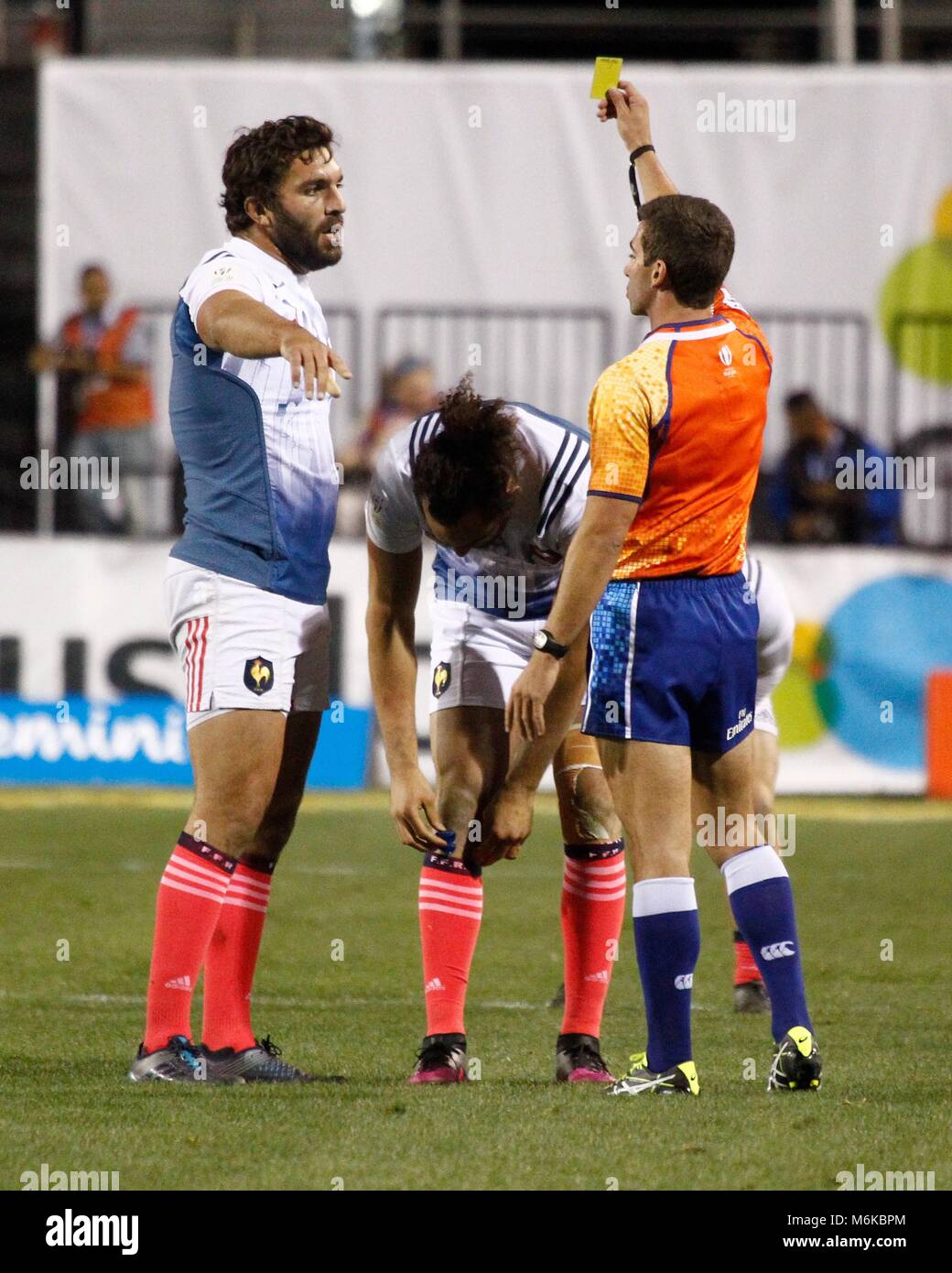 Arbitre carton rouge rugby Banque de photographies et d’images à haute ...