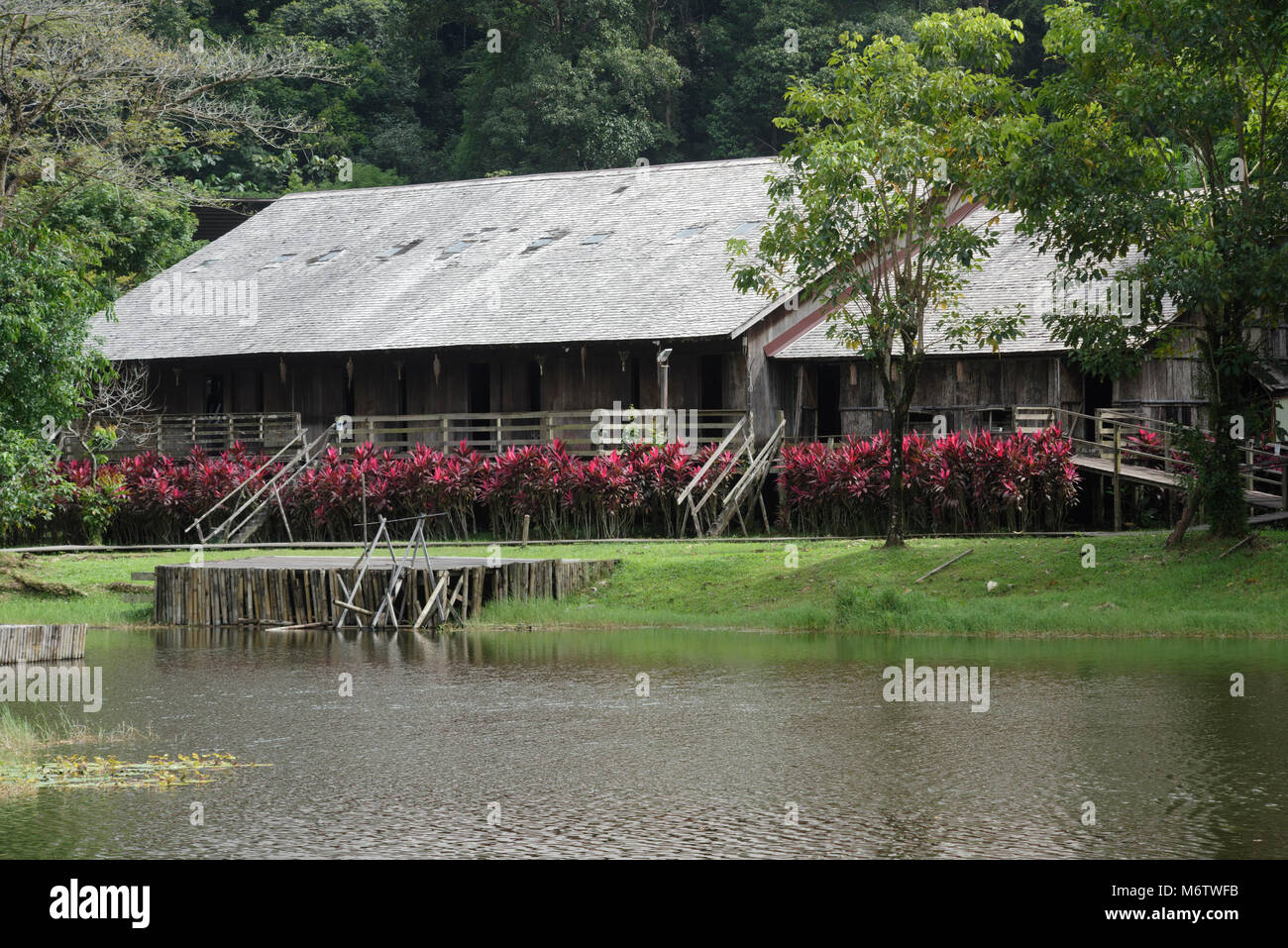 Sarawak malaysia iban longhouse Banque de photographies et d’images à ...