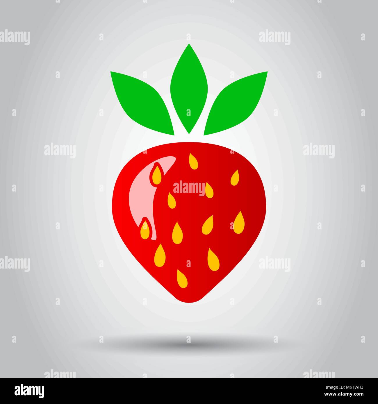 Signe de fraise icône vecteur. Illustration de petits fruits mûrs ...