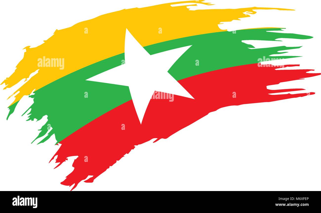 Drapeau du myanmar Banque de photographies et d’images à haute ...