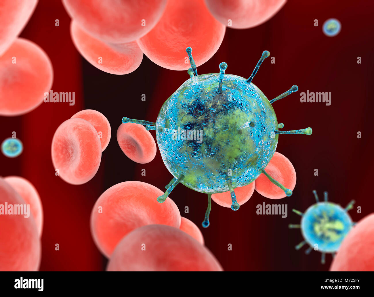 Globules rouges microscope Banque de photographies et d’images à haute ...