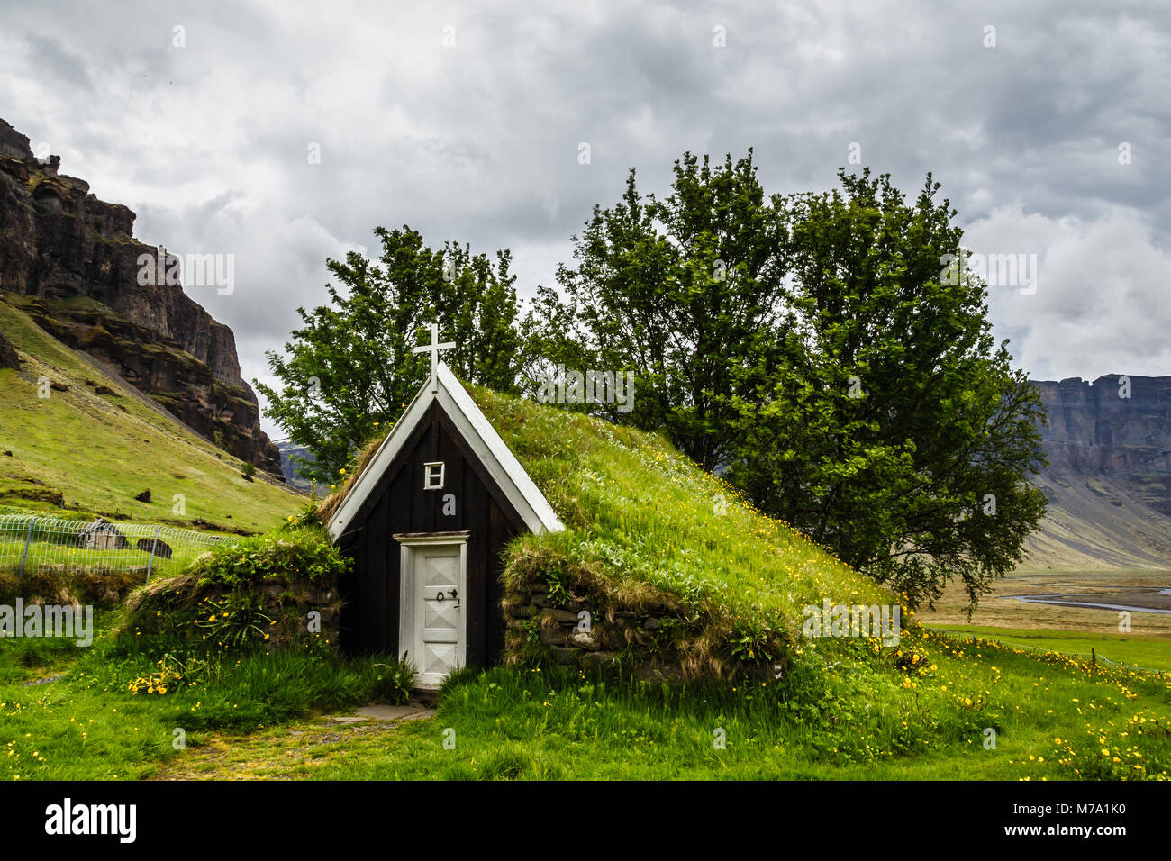 Kalfafell icelandic landscape iceland Banque de photographies et d ...