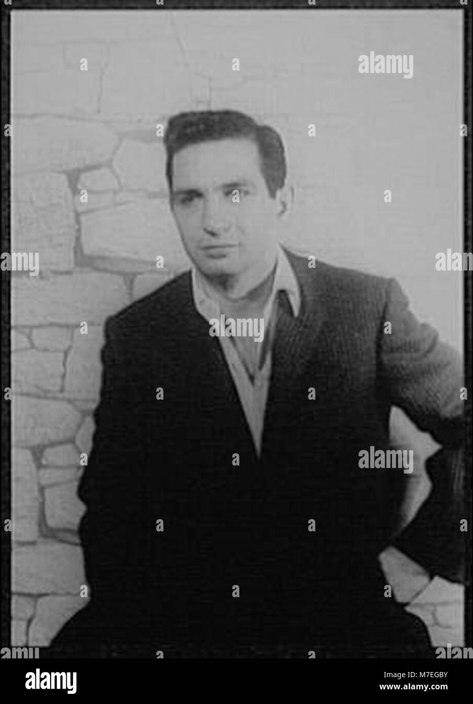 Portrait de l'acteur Ben Gazzara, mettant en valeur ses traits ...