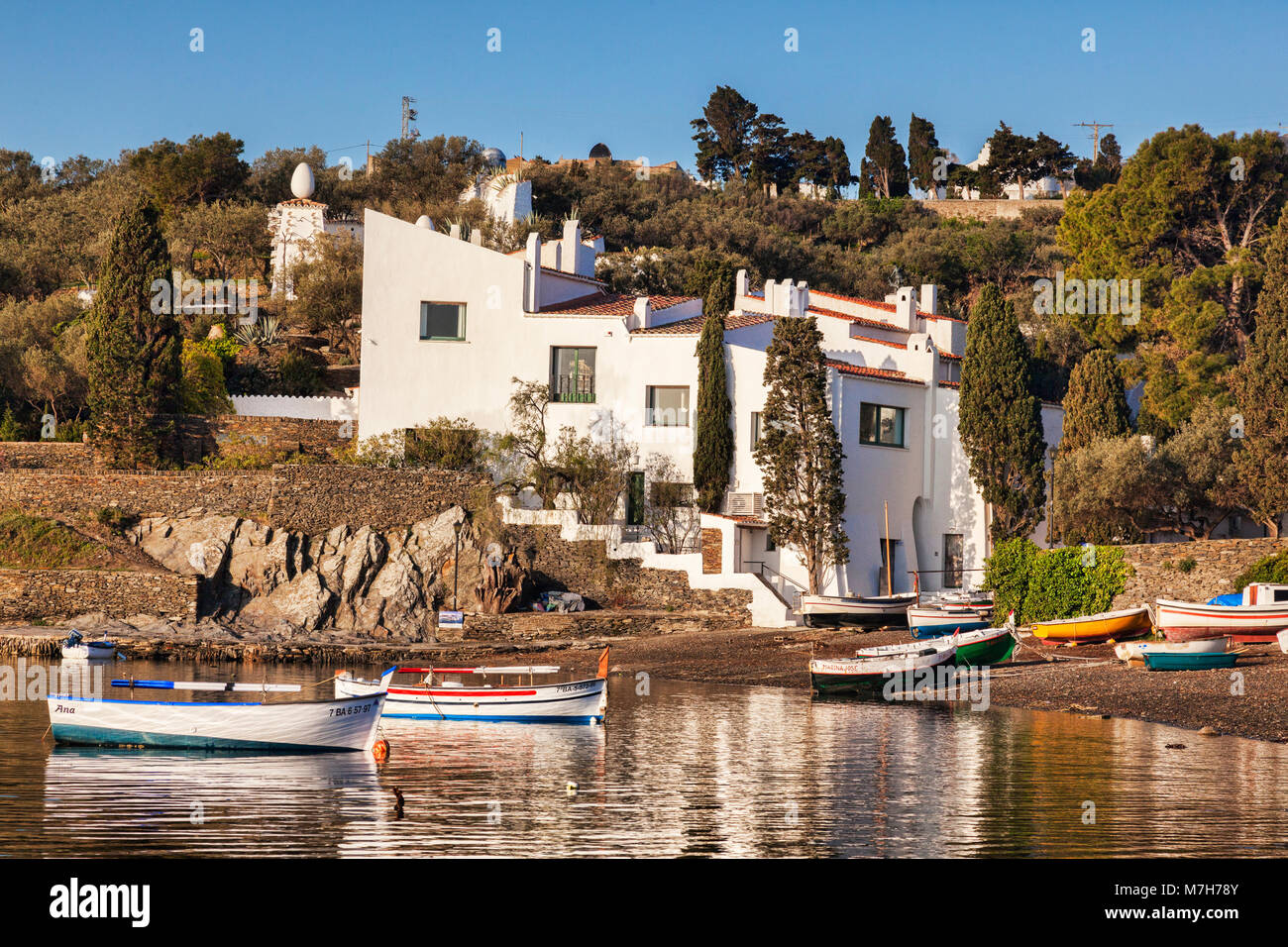 La maison de Salvador Dali, maintenant un musée, à Port Lligat, Gérone ...