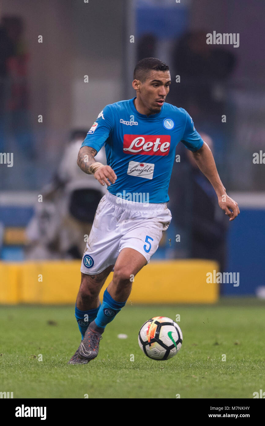 Allan Marques Loureiro de Naples au cours de l'Italien 'Serie' un match ...