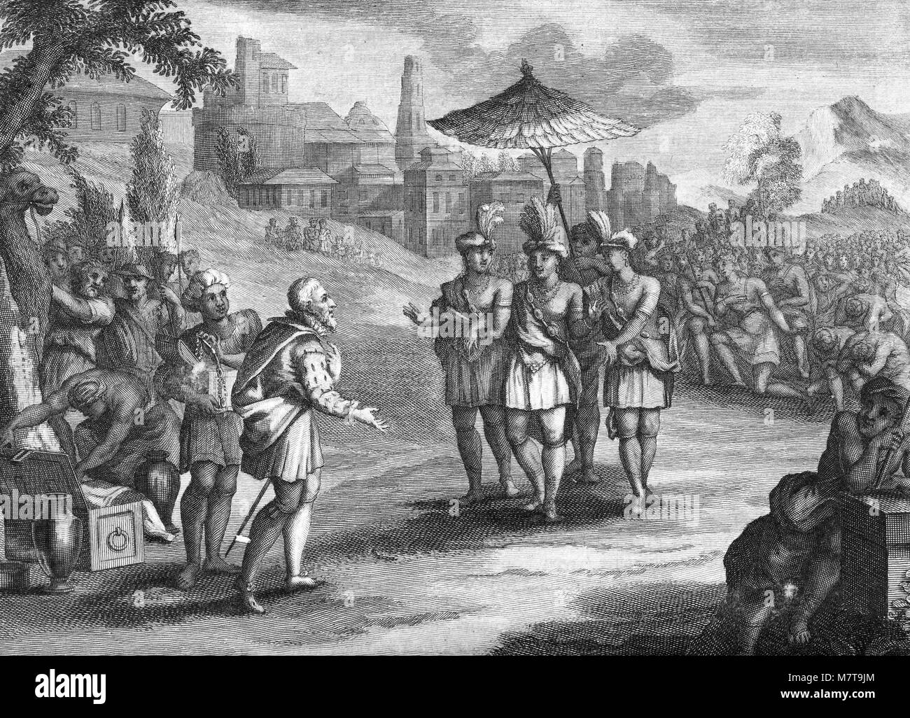 Cortes spanish conquest mexico Banque de photographies et d’images à ...