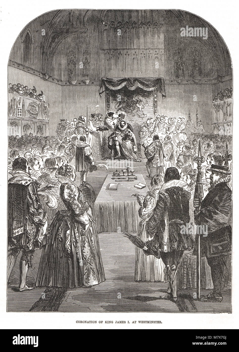 Couronnement du roi james i Banque de photographies et d’images à haute ...