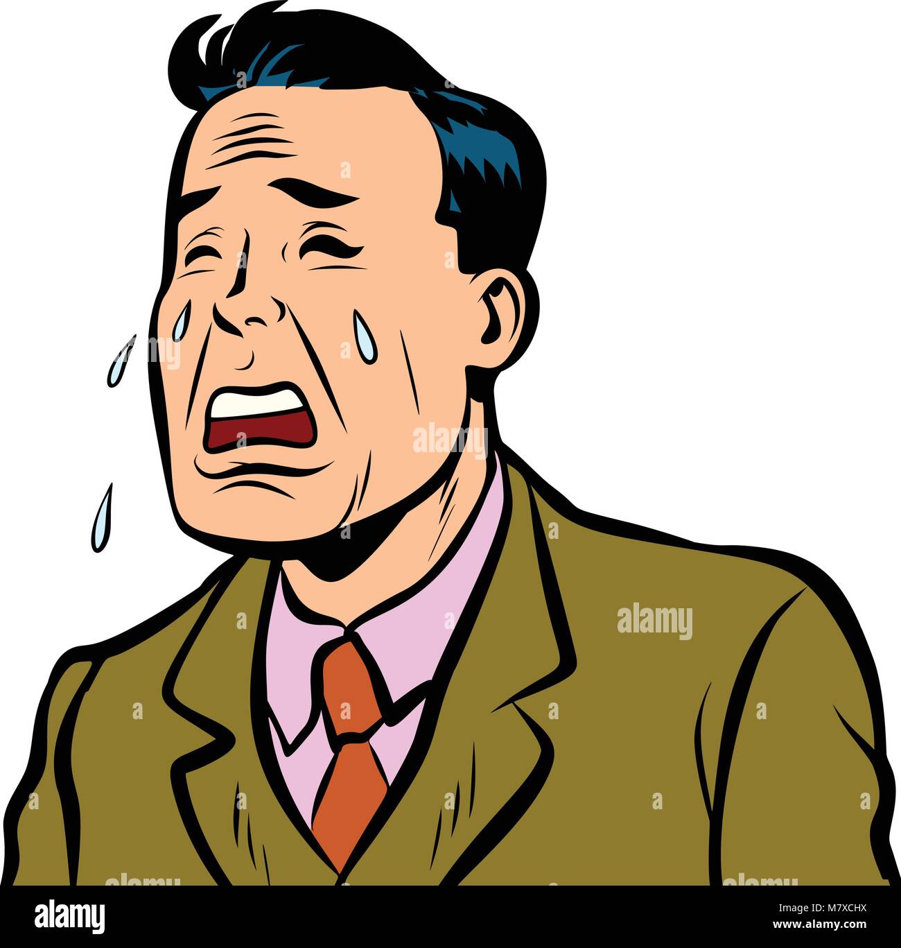 Bonhomme triste dessinées Banque de photographies et d’images à haute ...