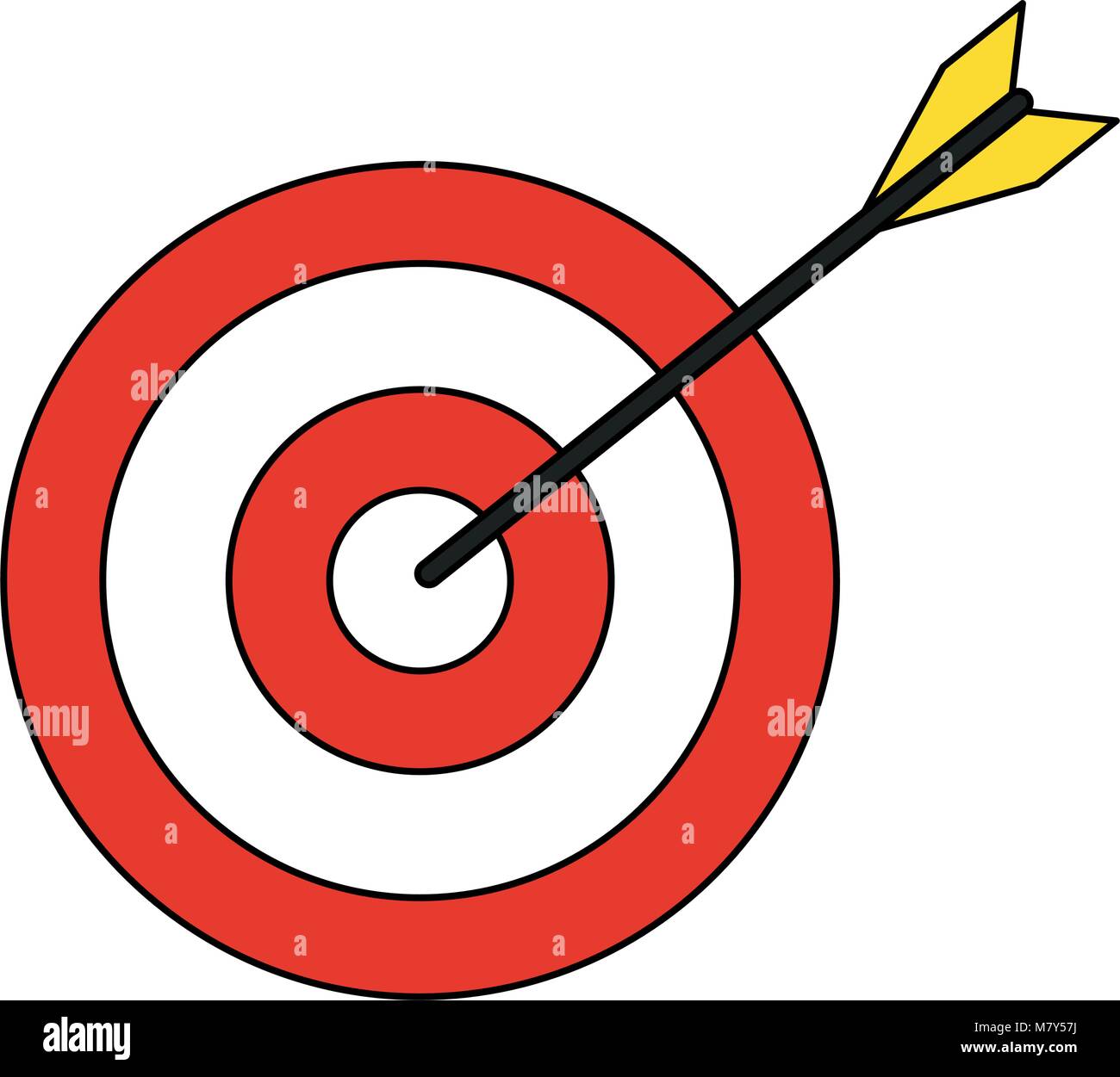 Cible Cible vecteur symbole illustration graphic design Image ...