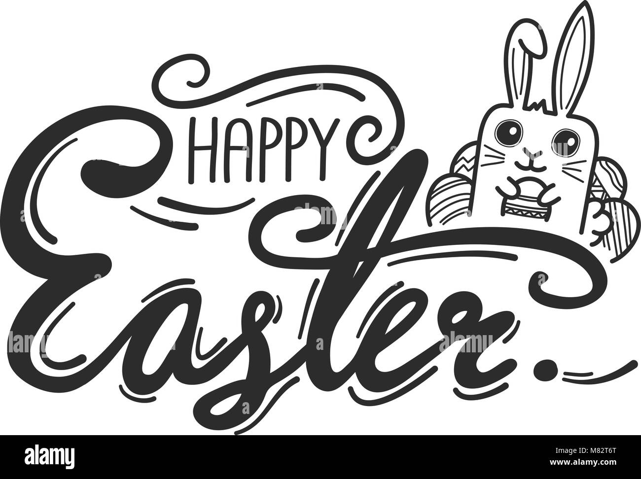 Mot de lapin Banque d'images vectorielles - Alamy