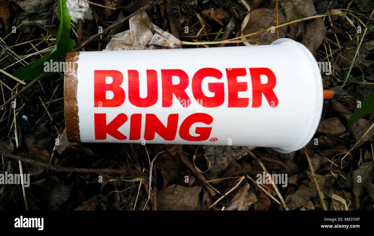 Burger king cup Banque de photographies et d’images à haute résolution ...