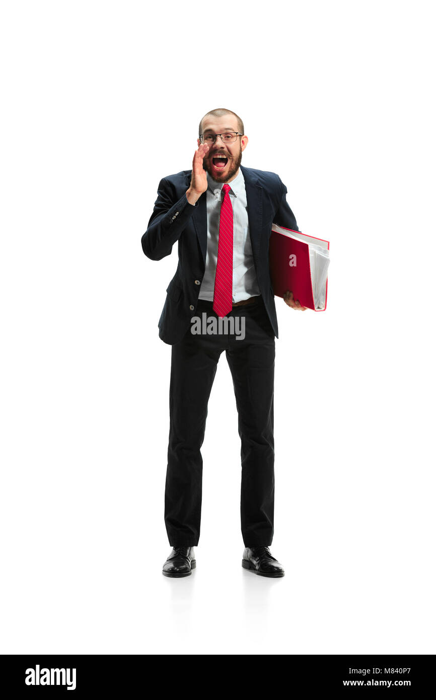 A ne pas manquer. Jeune homme crier. Des cris. L'homme émotionnel ...