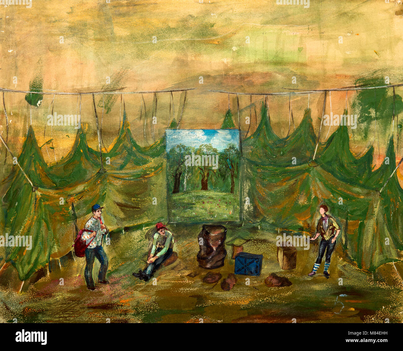 Dessin au crayon, croquis Photo Stock - Alamy